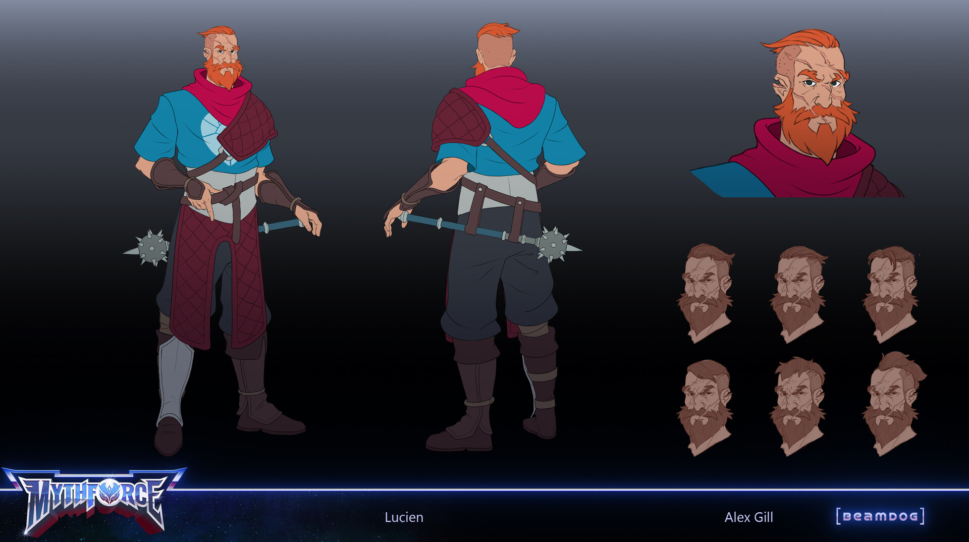 Alex Gill - Mythforce Concept Art - NPC