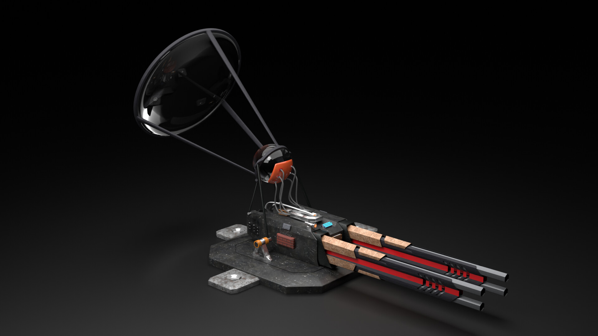 ArtStation - Death Ray gun concept