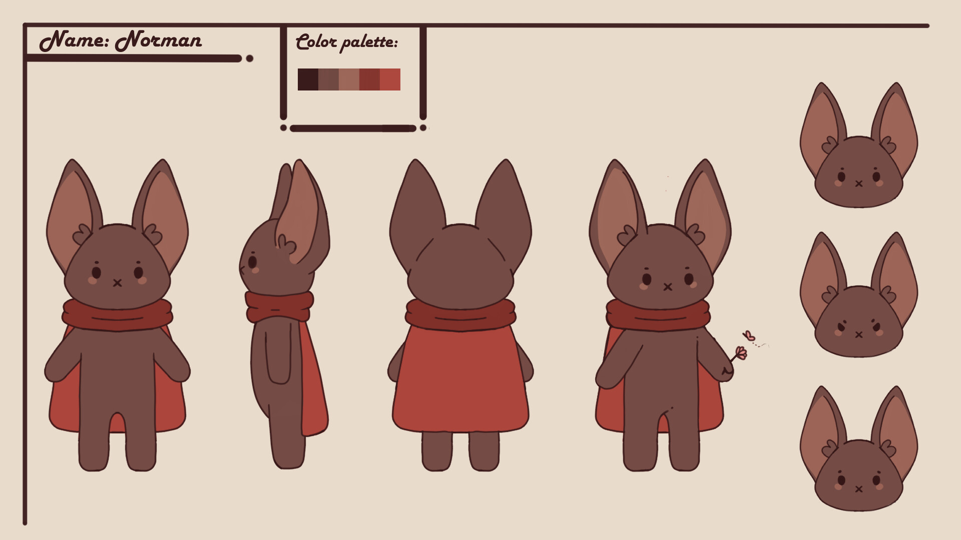 ArtStation - Norman character sheet