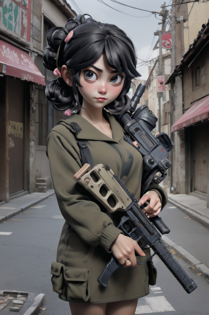 Pretty Ladies With Guns