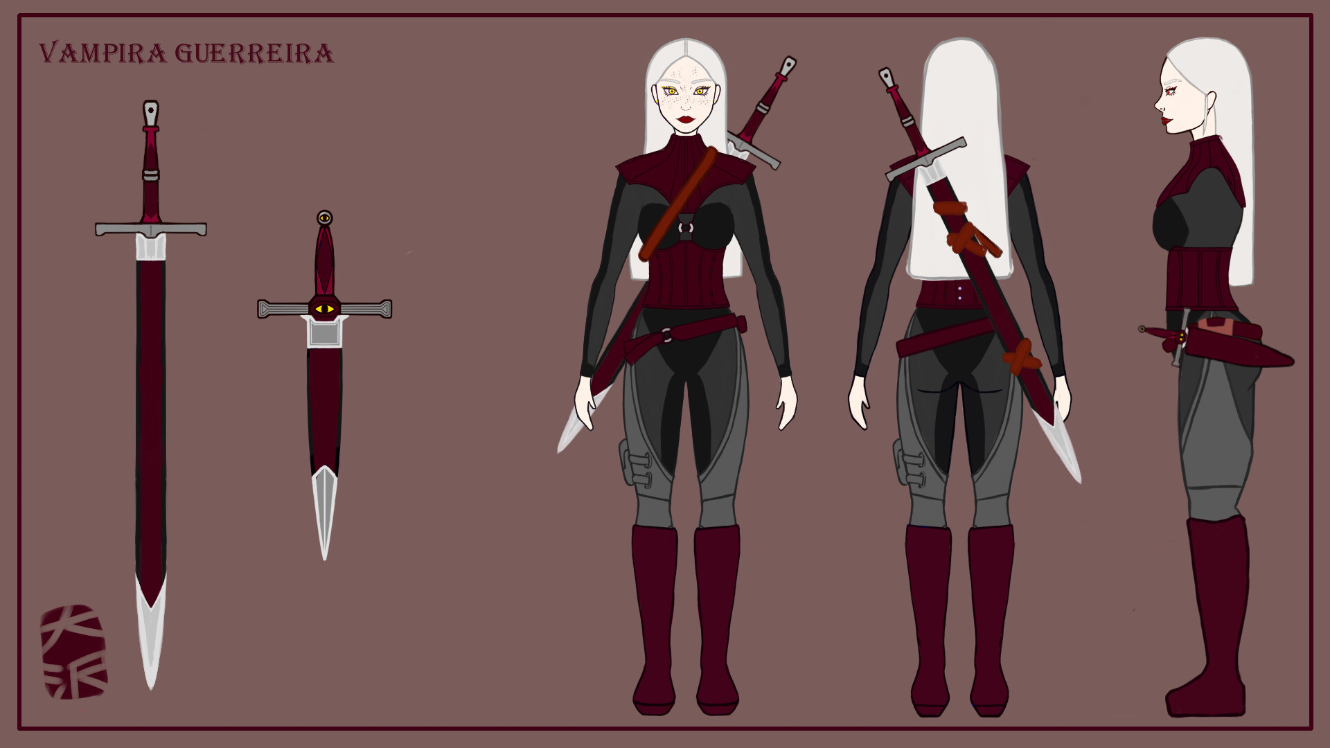 ArtStation - Warrior vampire