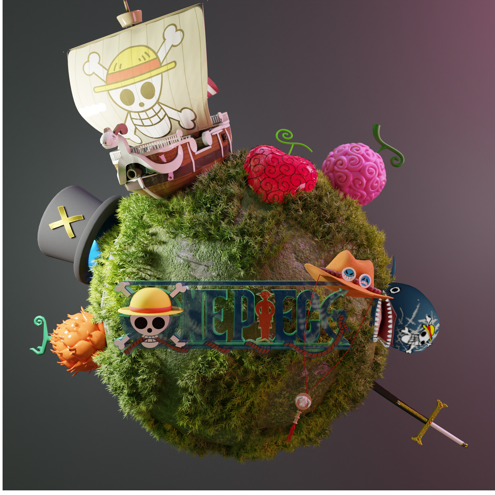 ArtStation - one piece