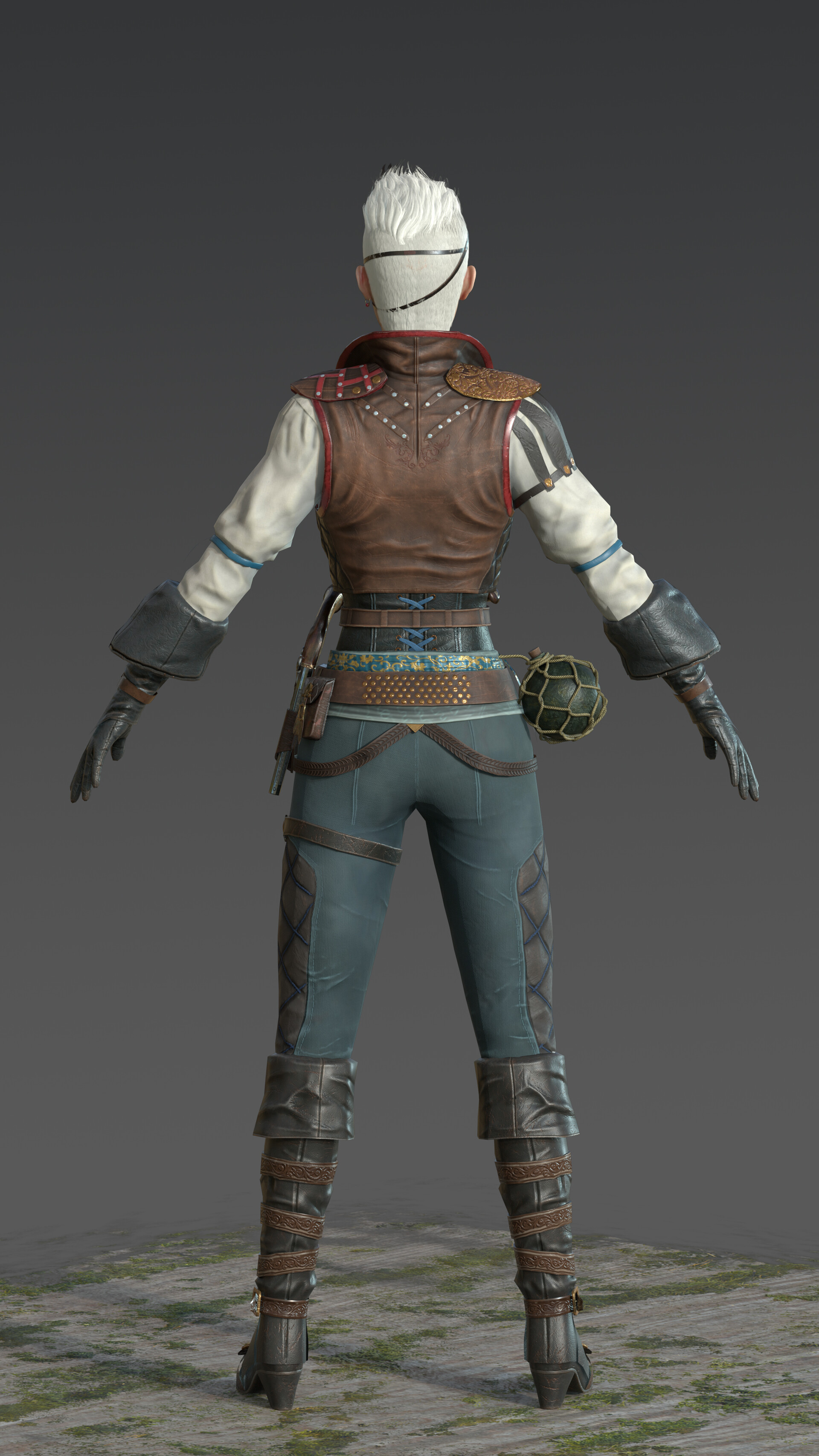 wu di 微博：了不起的吴老狗 - 2023 次世代角色学员郝耀武临摹作品