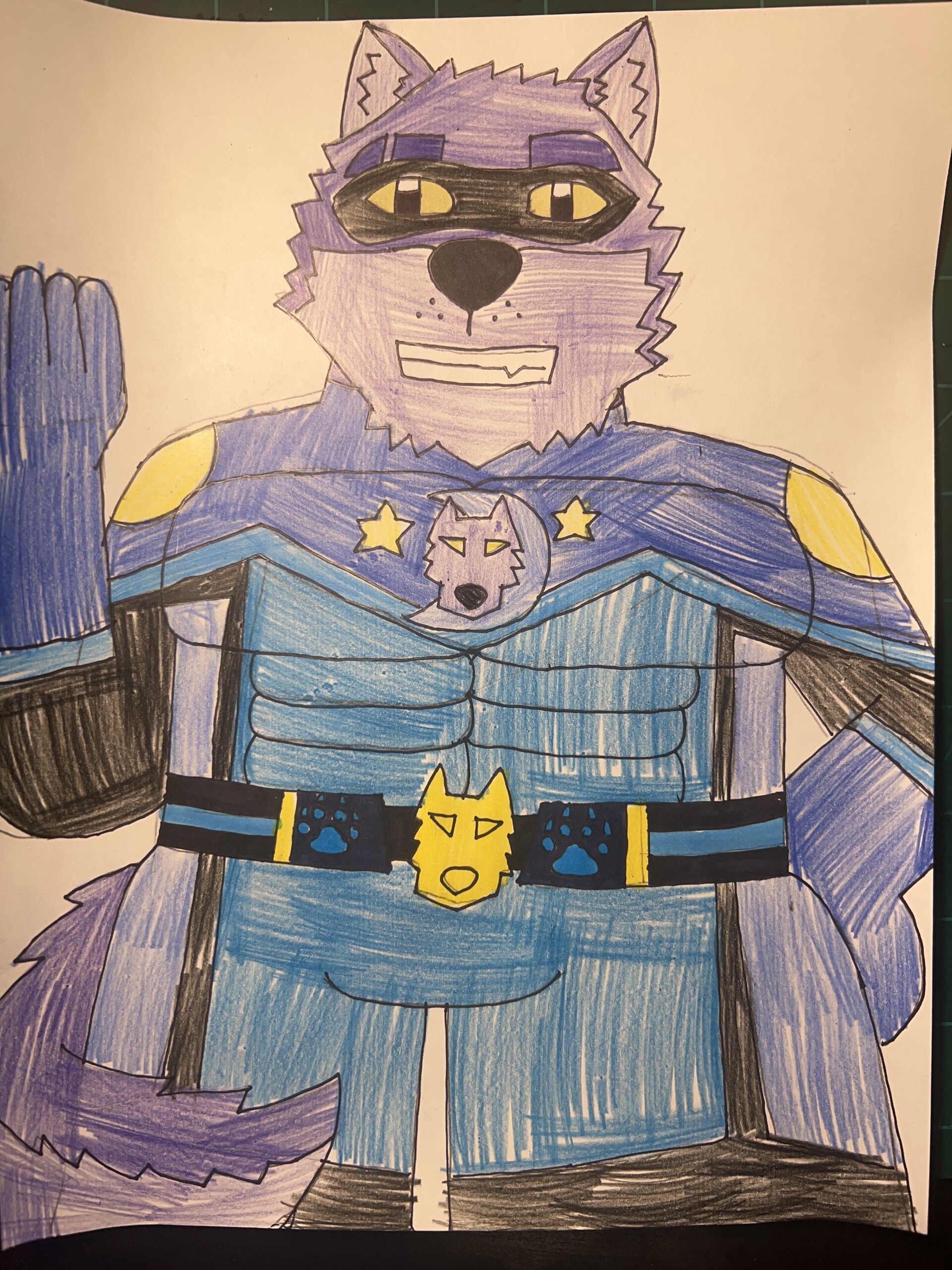 ArtStation - Wolf Superhero