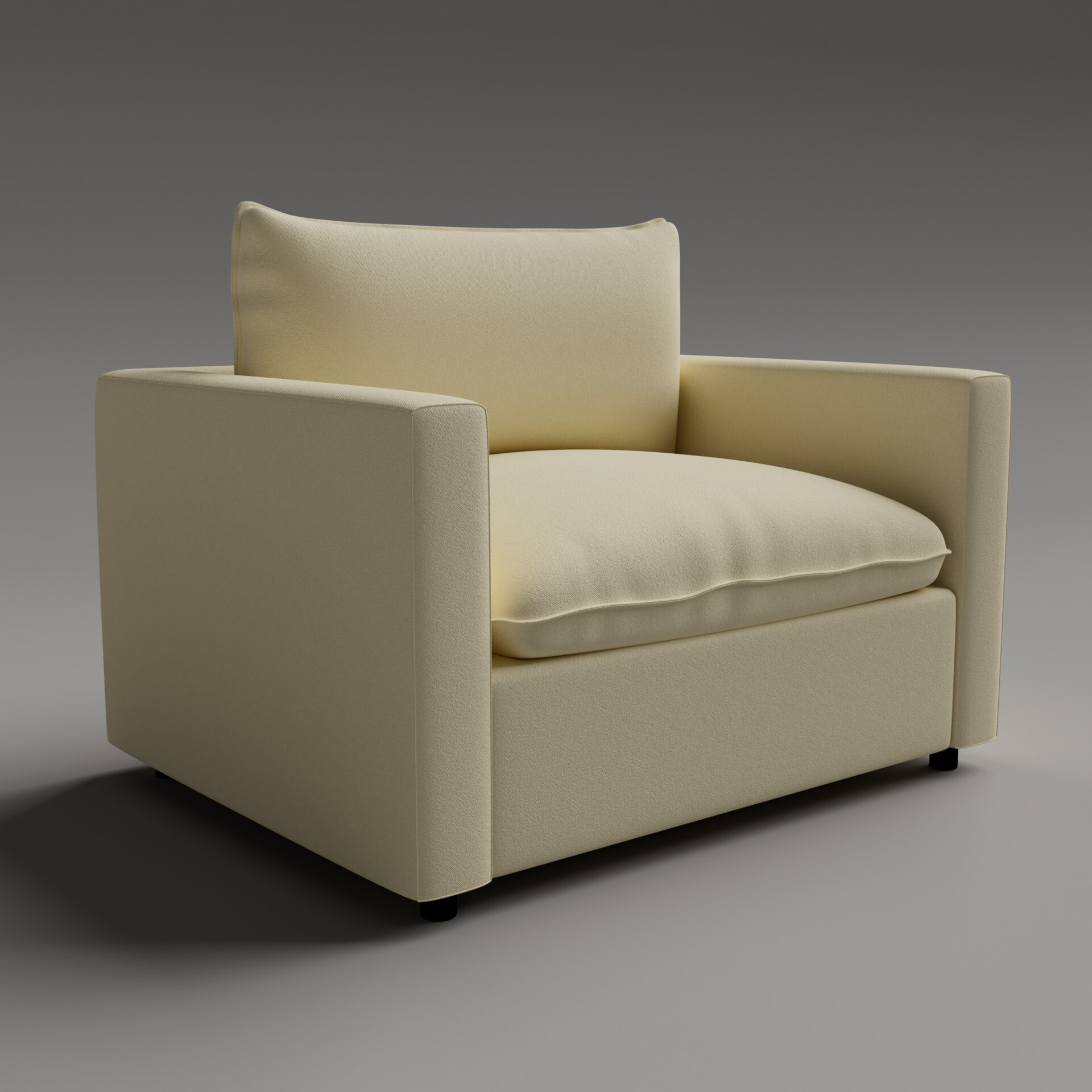 ArtStation - Lotus Deep Chair and a Half