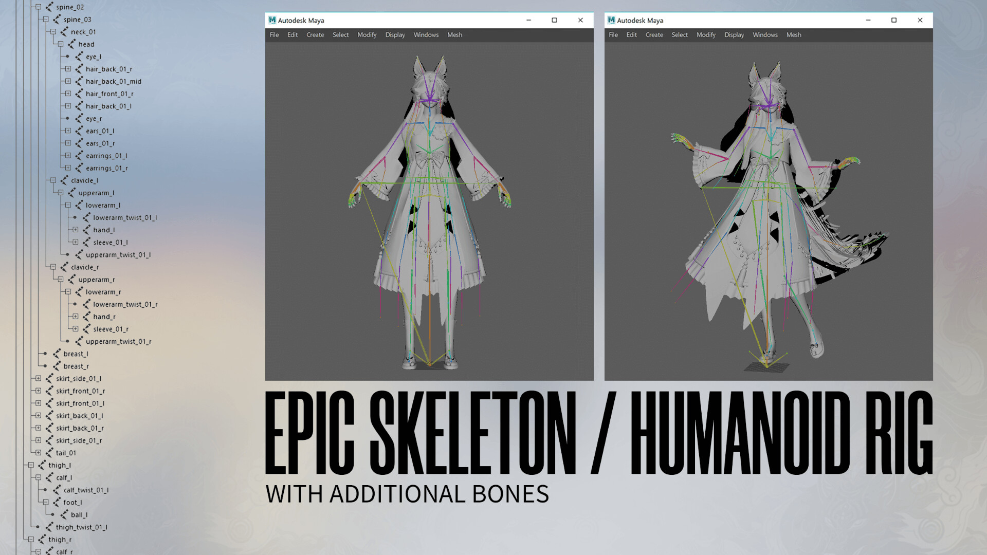 Ida Faber - Kitsune Yuna - Game-Ready