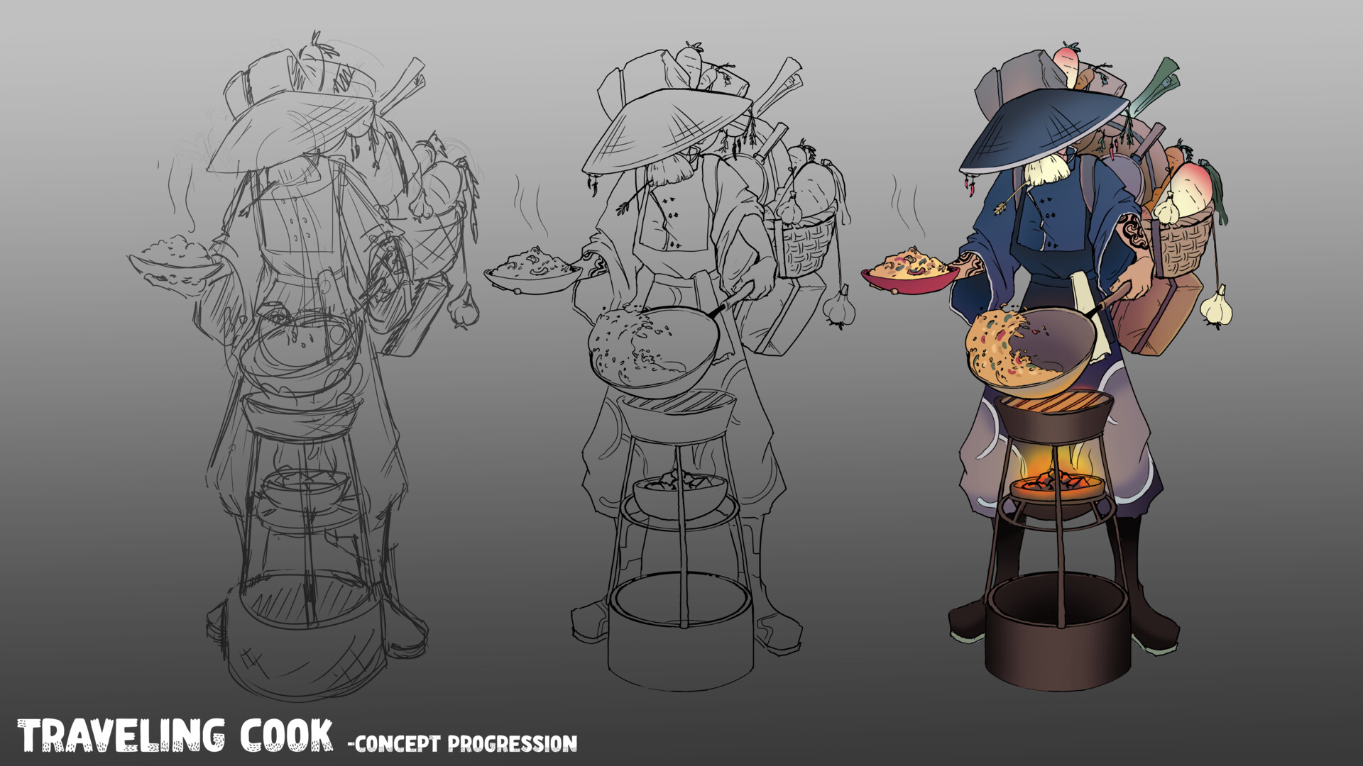 ArtStation - Traveling Cook- character concept art