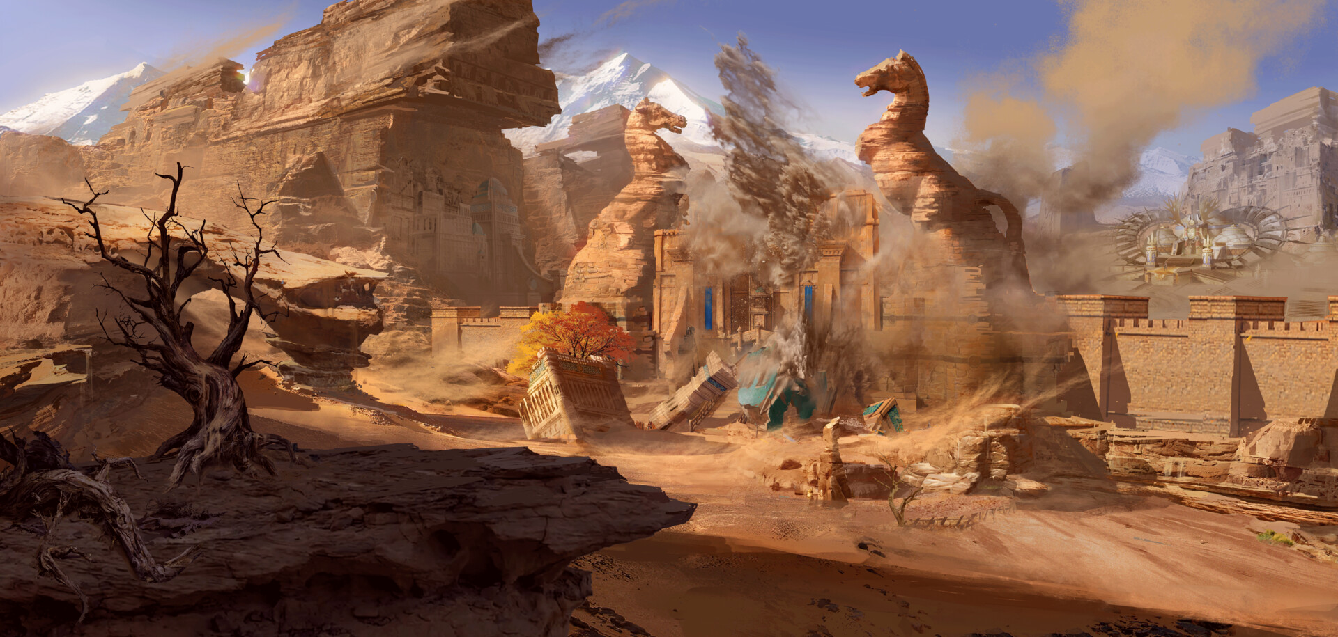 ArtStation - War in Ancient Cities