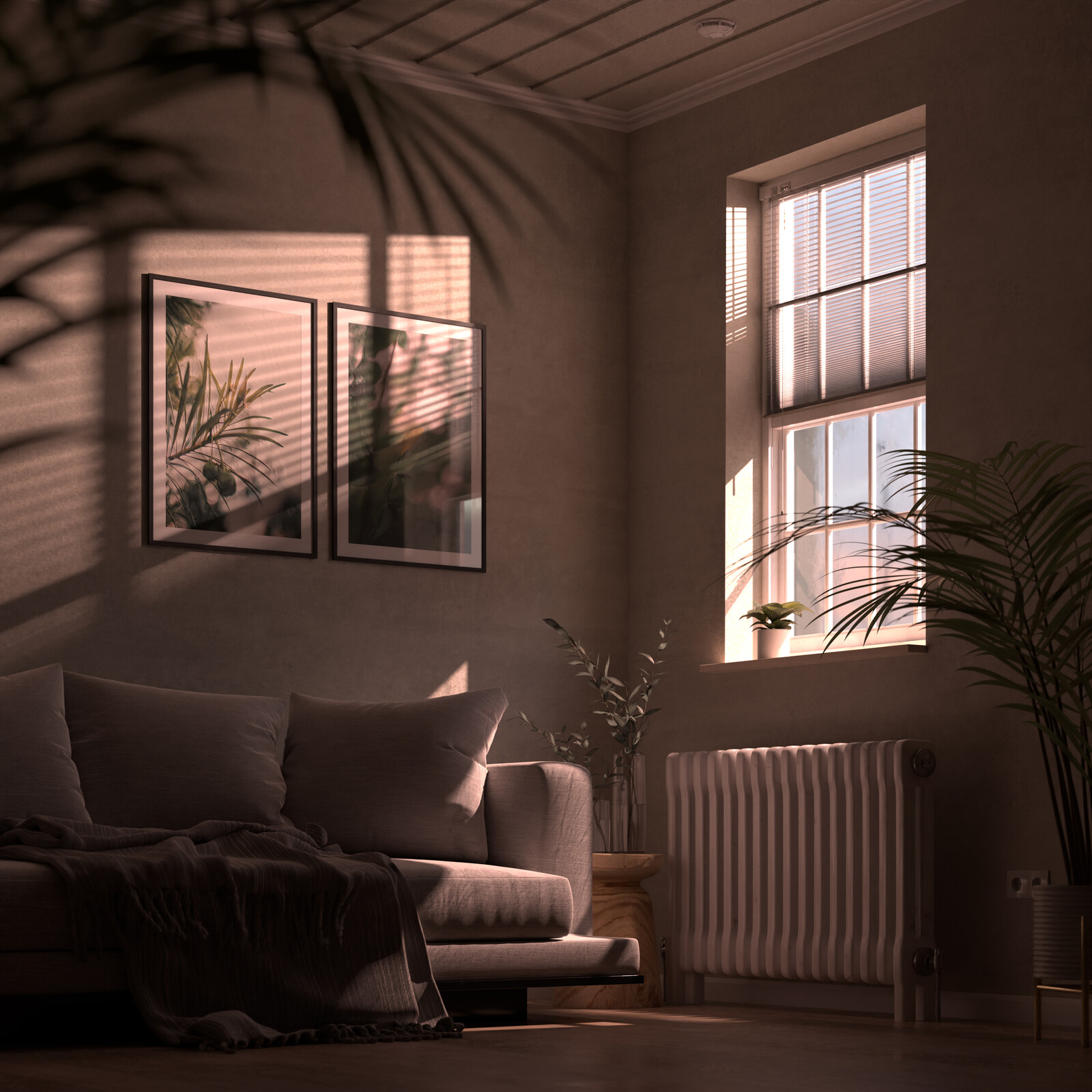 Dominik Drews - Living room - moody interior scene