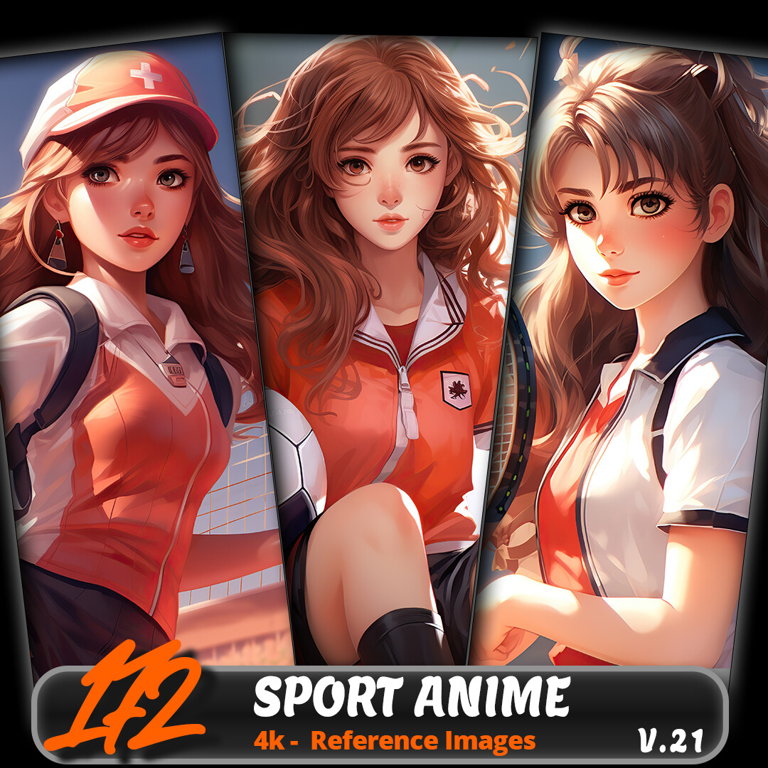 ArtStation - SPORT ANIME VOL. 01/ 4K/ Reference Image