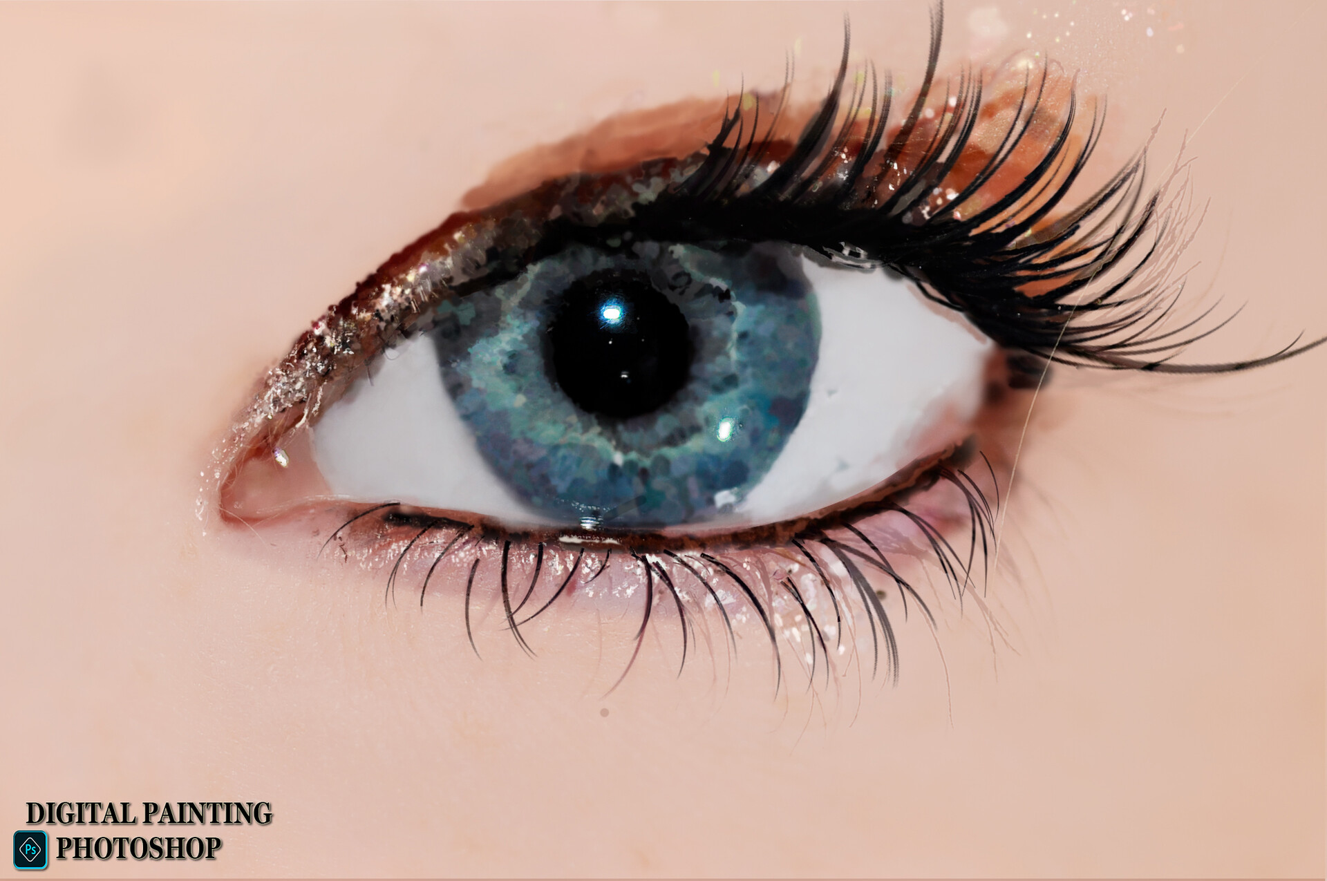 ArtStation - Eye Digital painting