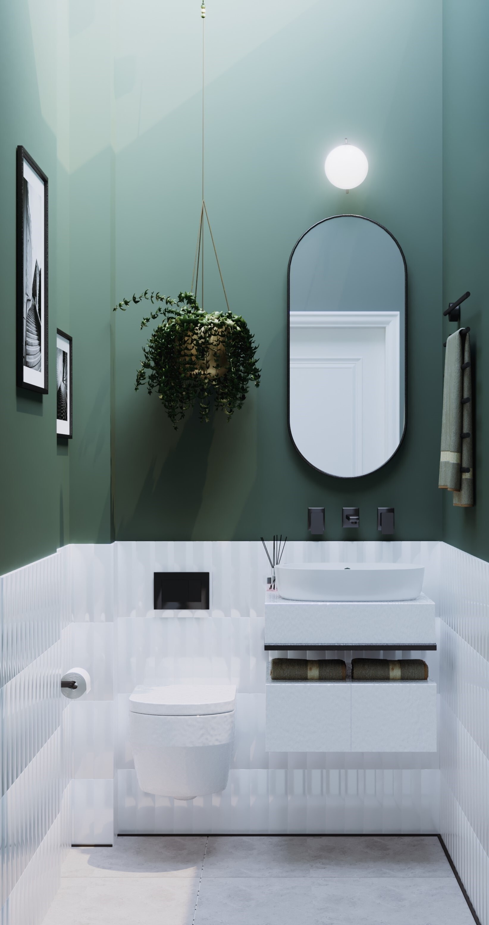 ArtStation - Toilet version - olive green