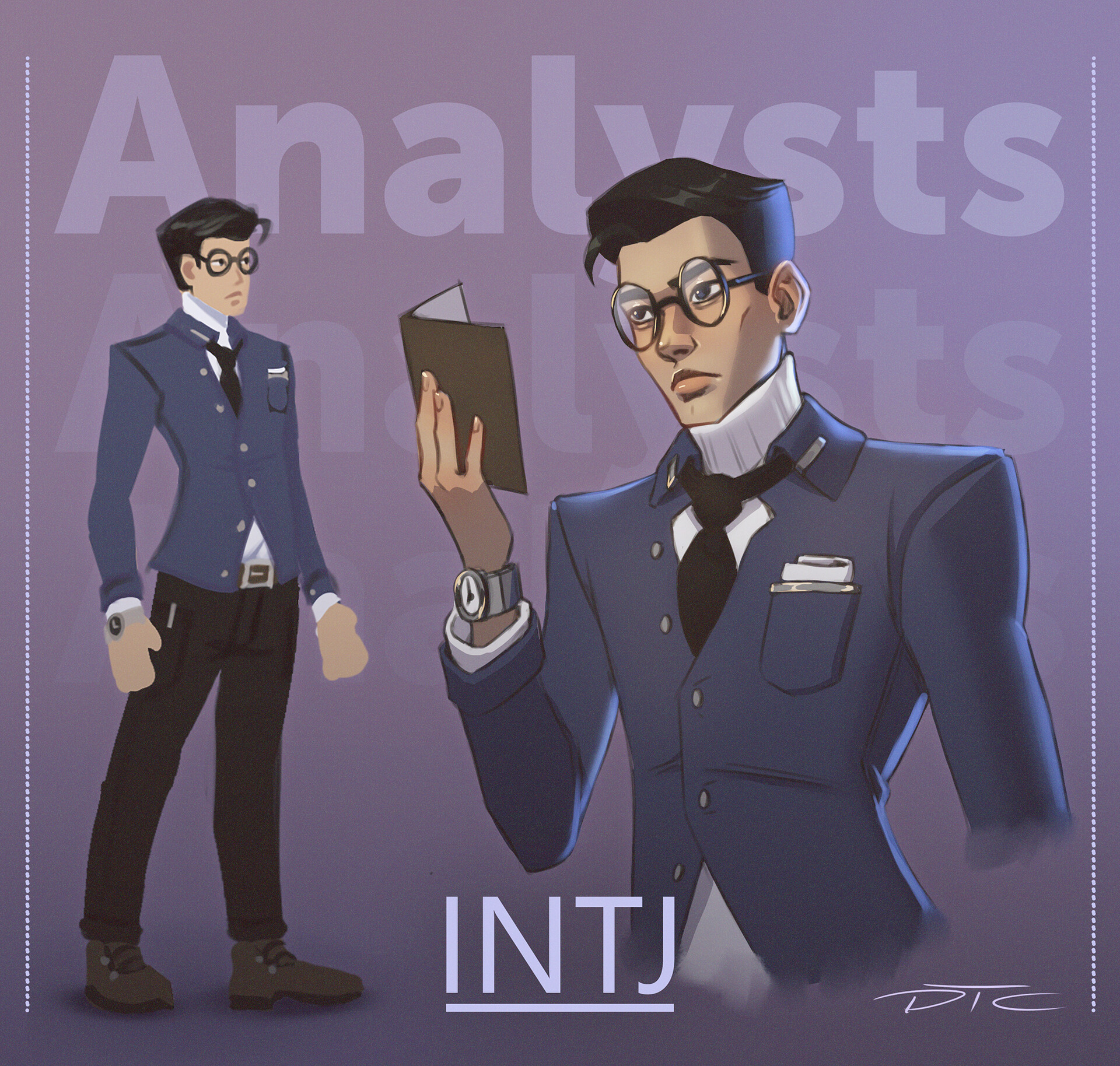 Jim 'Calendil' Nijsen - The Analysts | MBTI Concept Art
