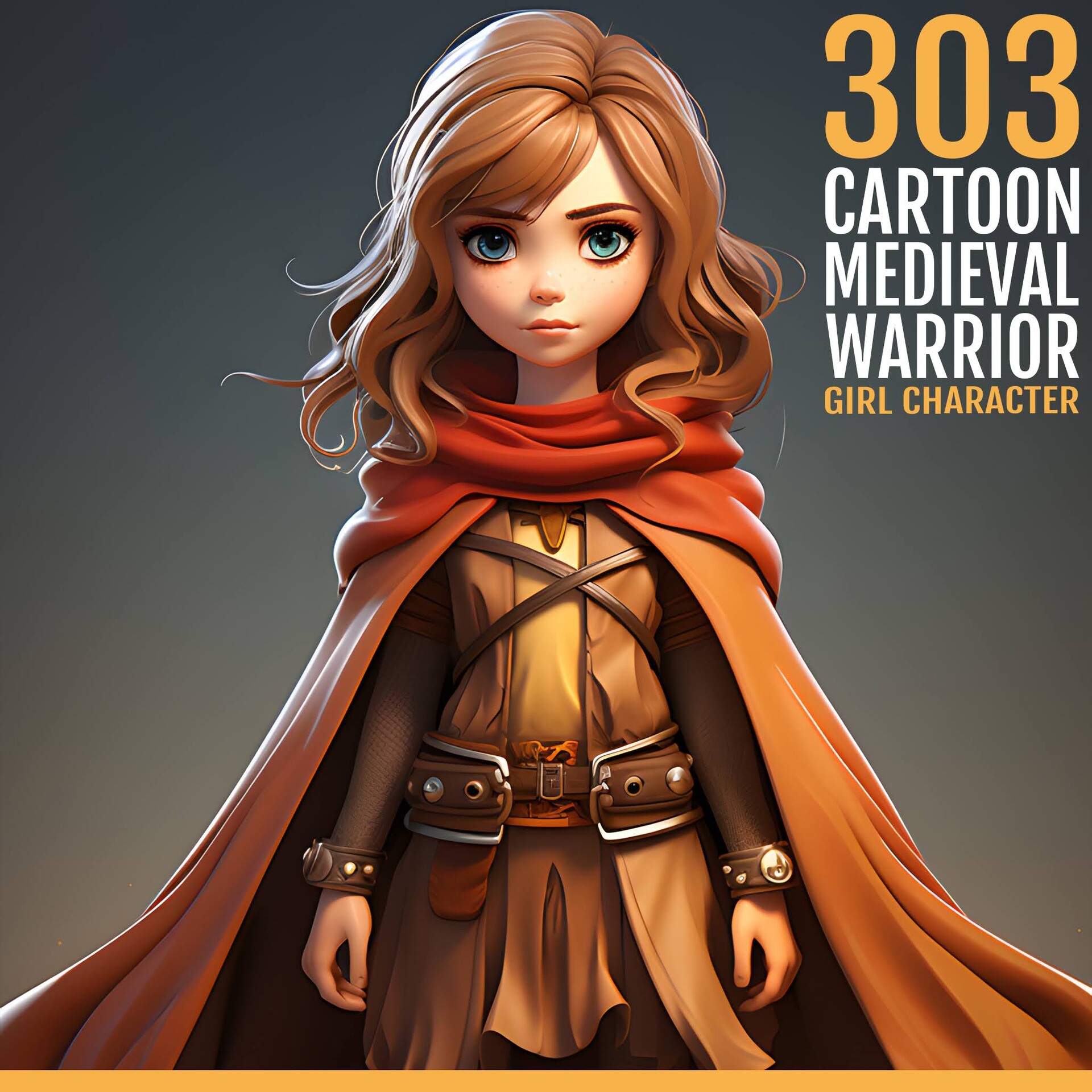 Cartoon Medieval Warrior