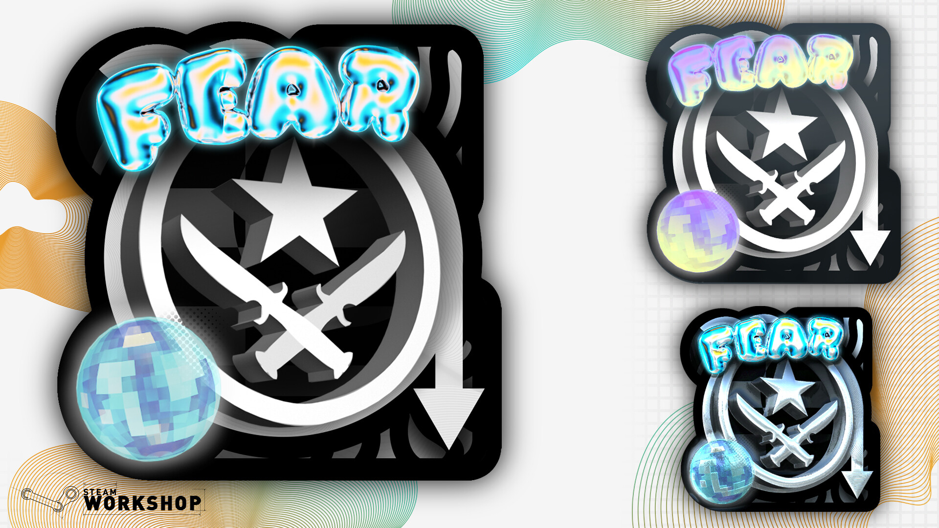 ArtStation - MOLTEN CAPSULE | STICKER | TERR0R1ST | HOLO+FOIL+PAPER