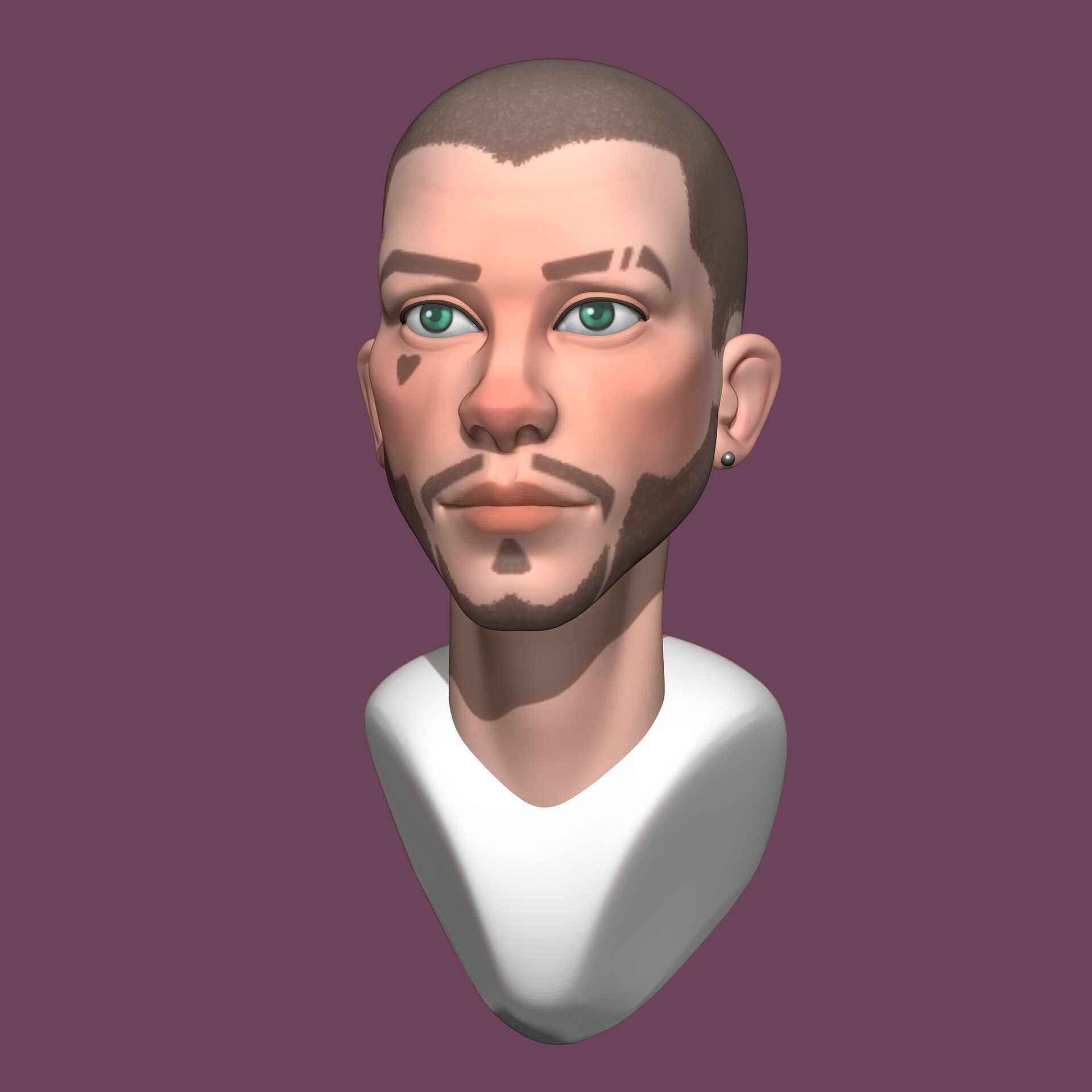 ArtStation - -WiP- OC Character Head
