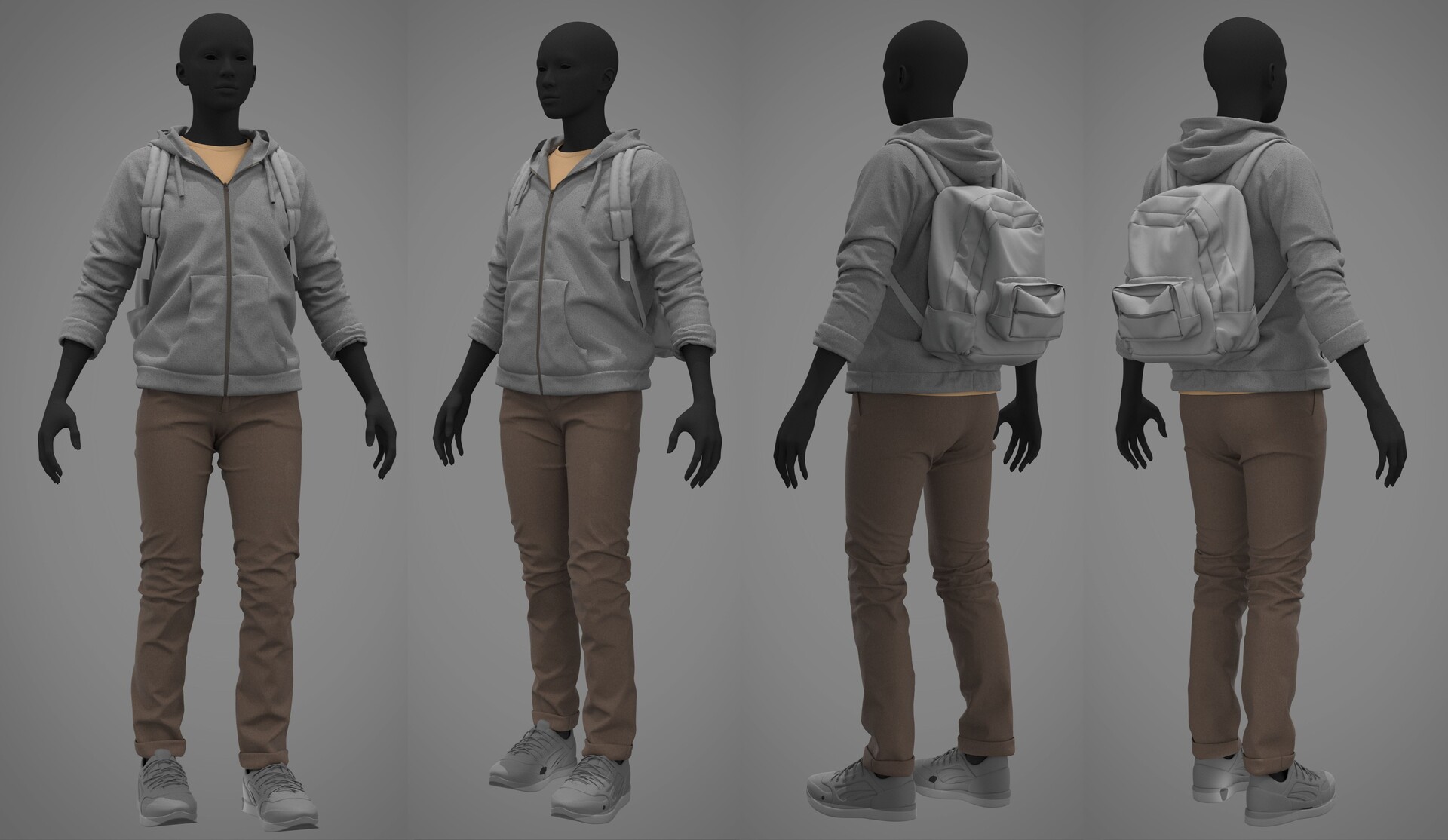 ArtStation - Female Outfit - Marvelous Designer