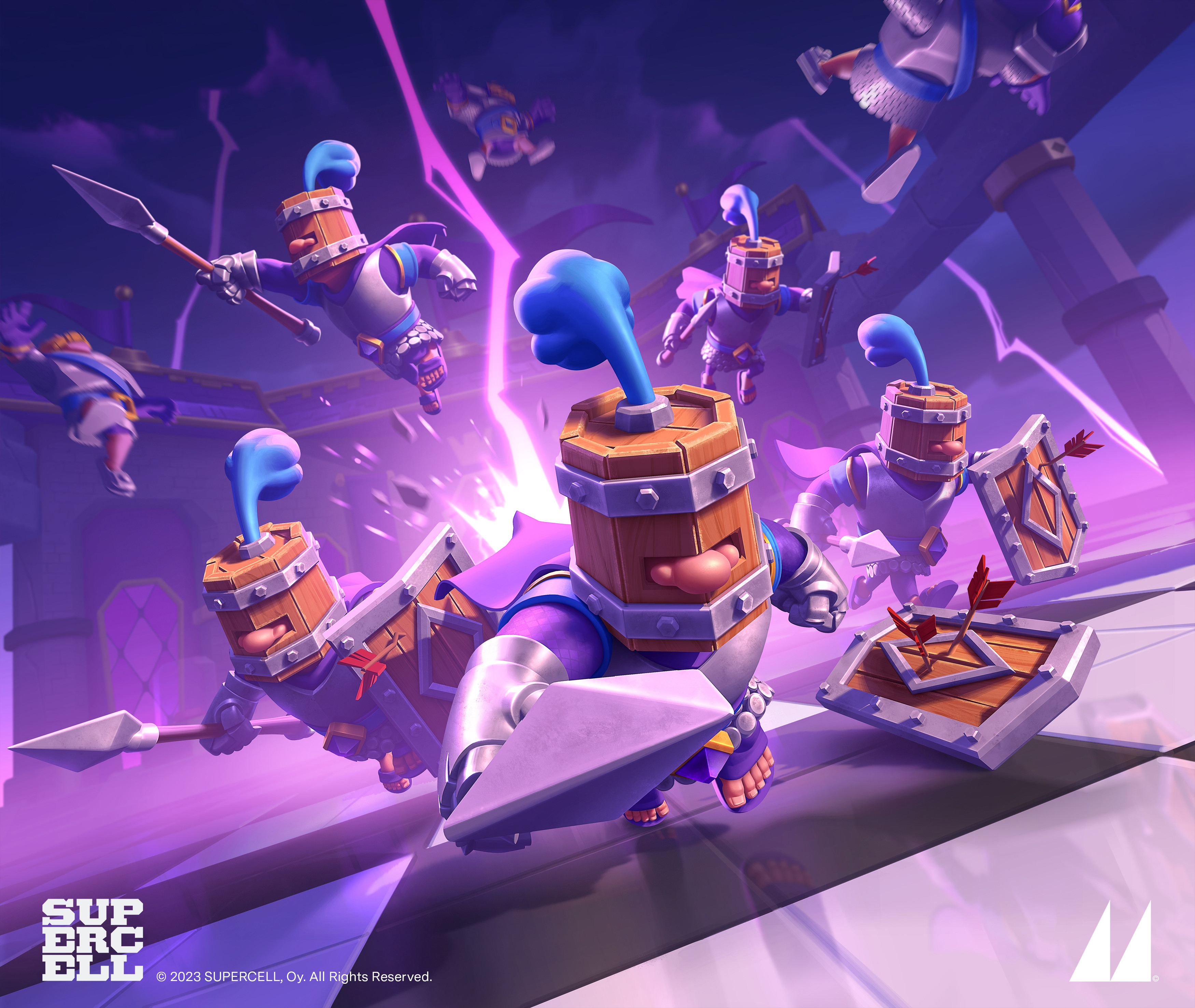 how to draw knight from clash royale