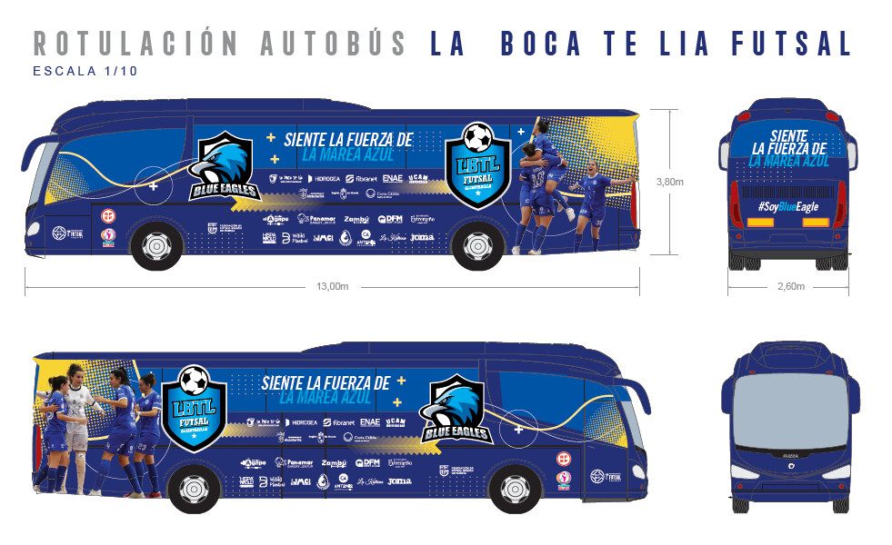 ArtStation - Propuesta de diseño para autobús LBTL FUTSAL ALCANTARILLA 2023