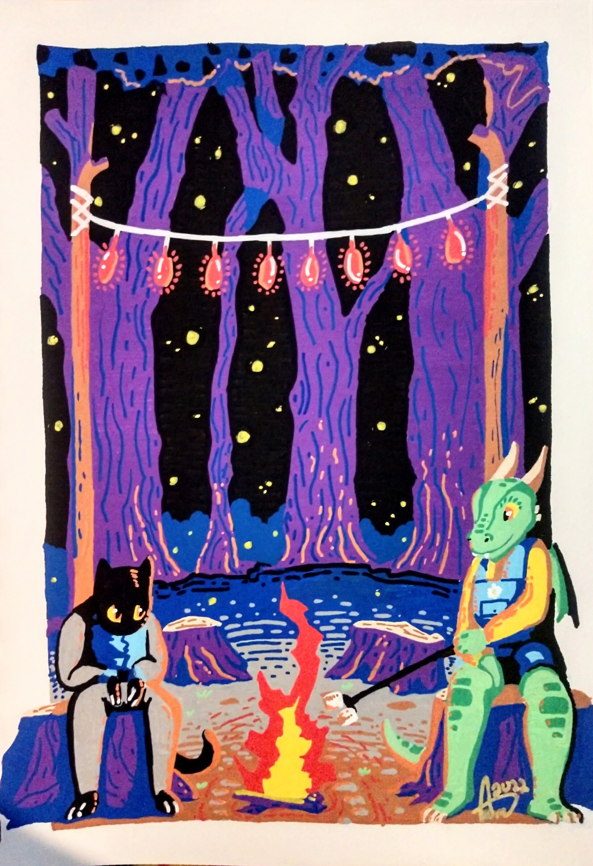 ArtStation - Campfire Nights