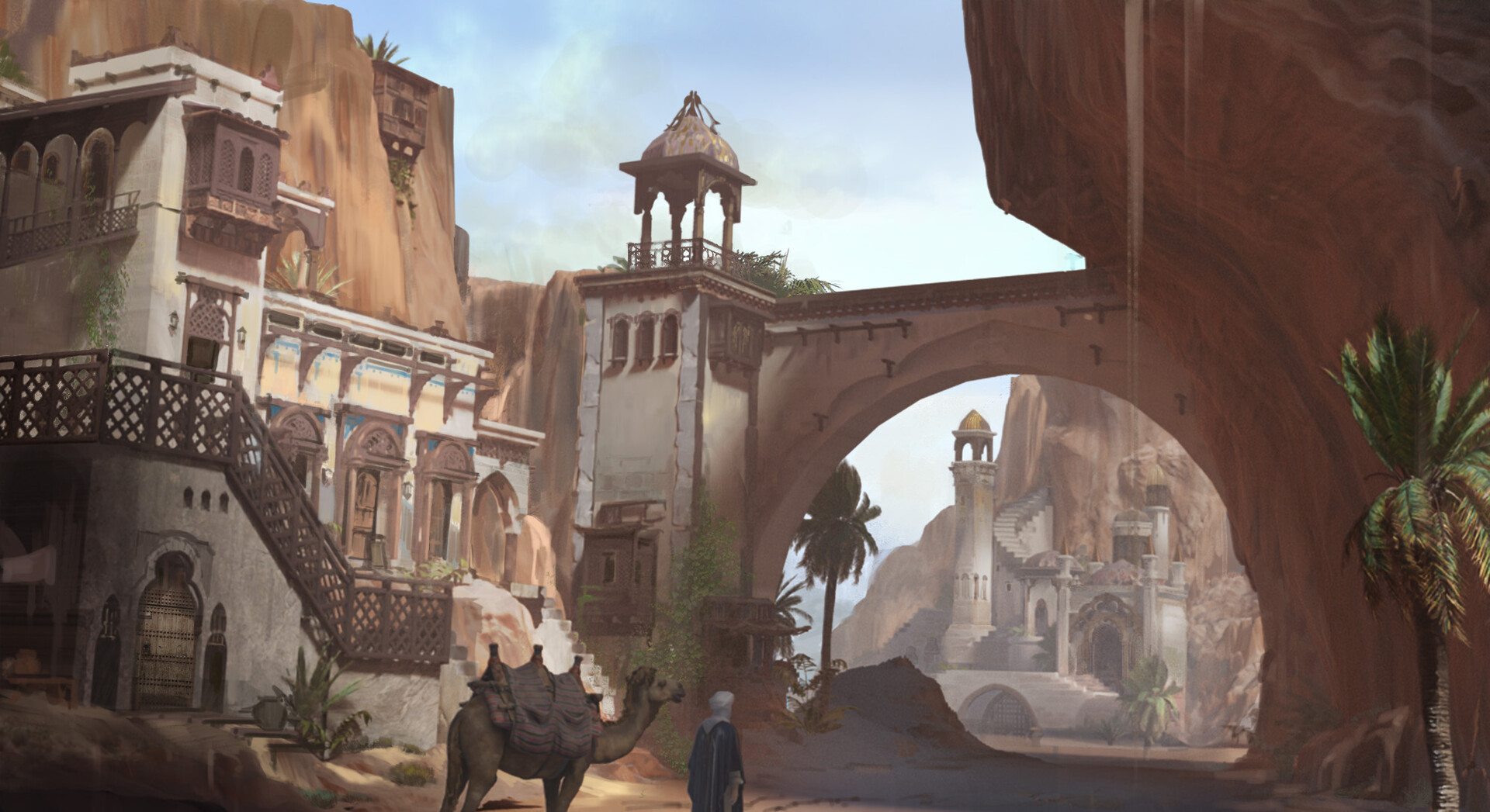 ArtStation - middle eastern fantasy town