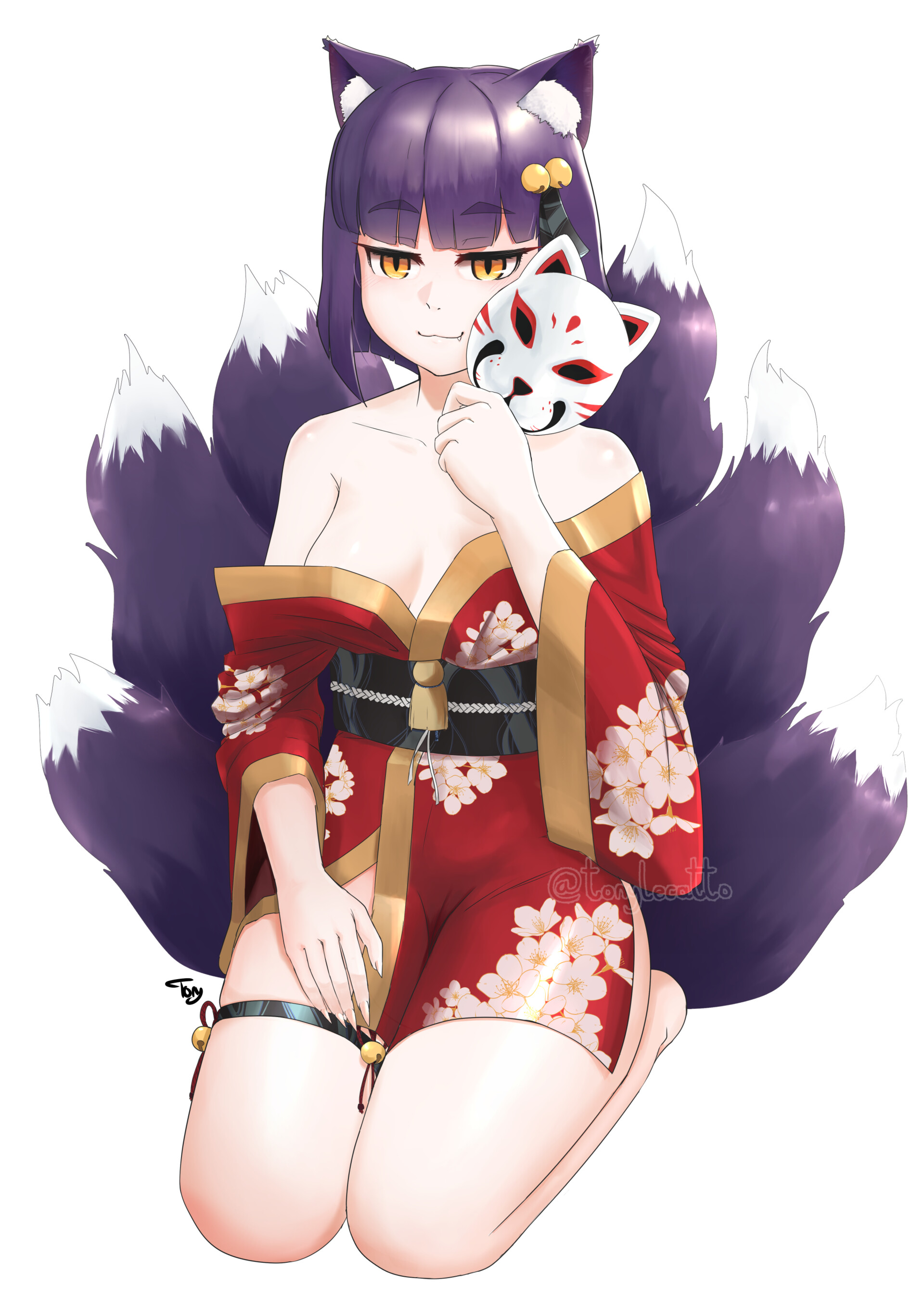 ArtStation - Kitsune goddess