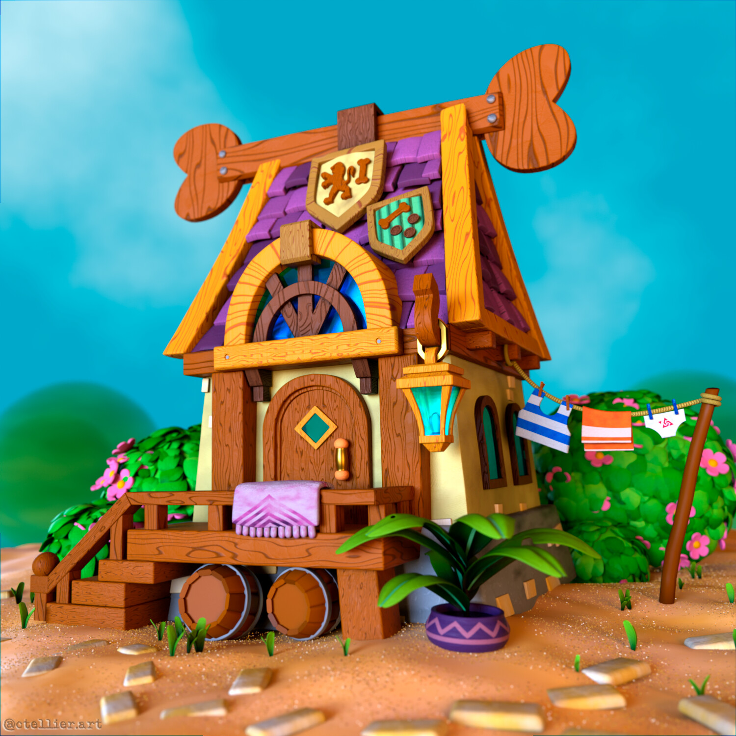 ArtStation - Dog House