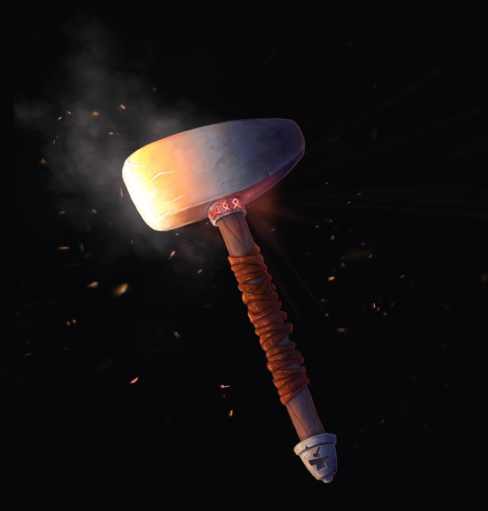 ArtStation - Blacksmithing hammer