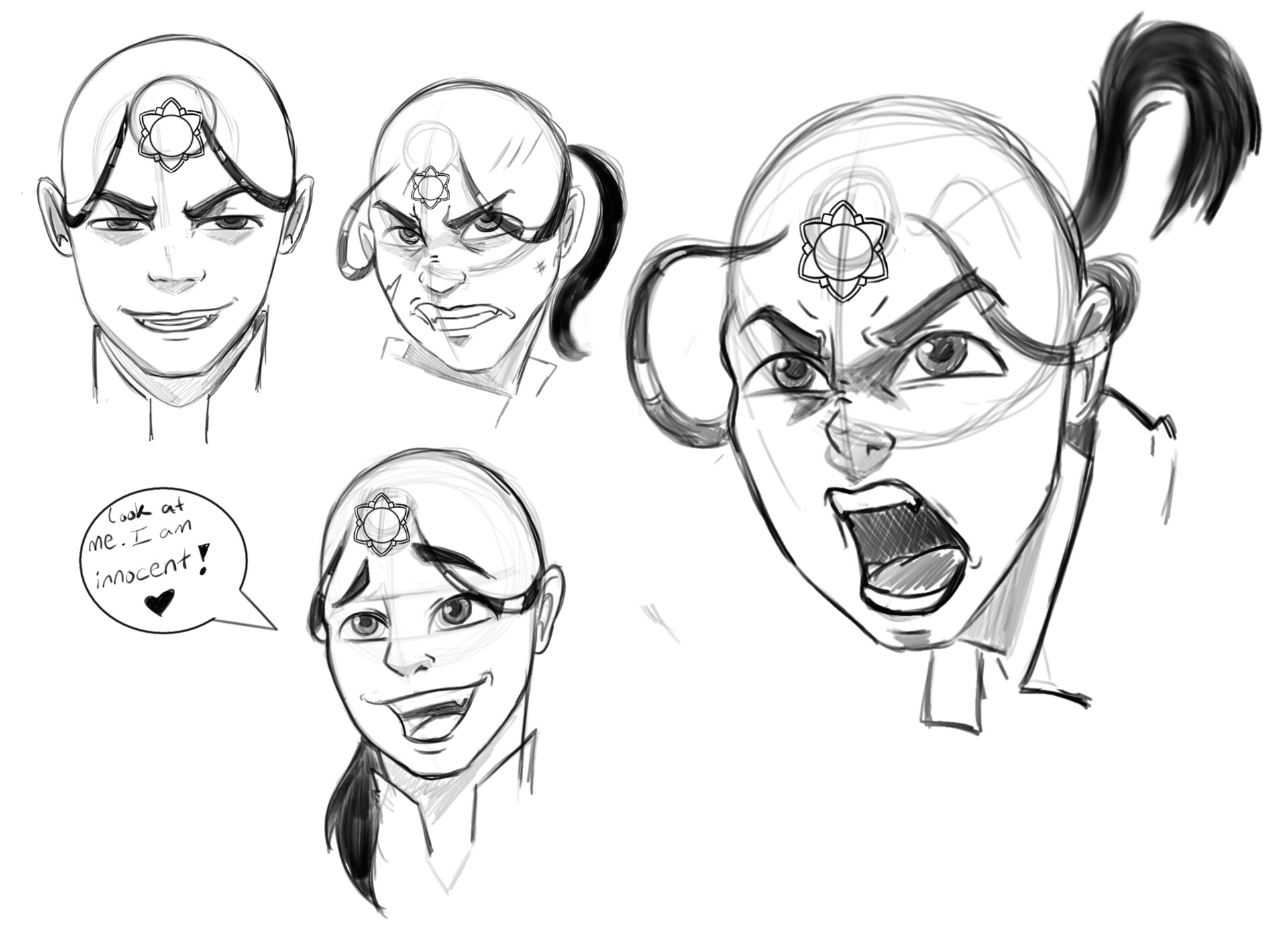 ArtStation - Avatar Sketch Character Design 5