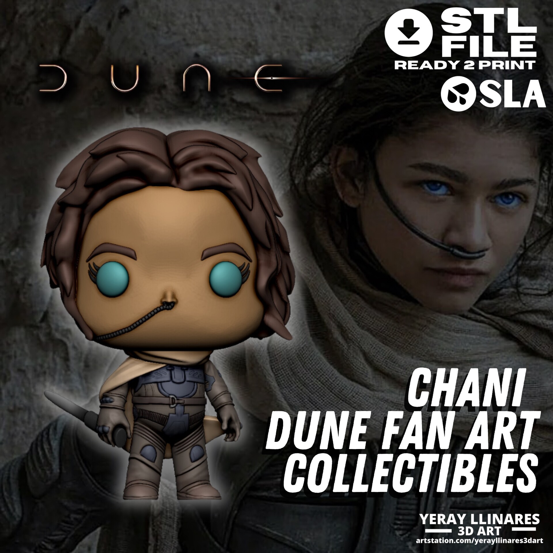 ArtStation - Chani Dune Funko