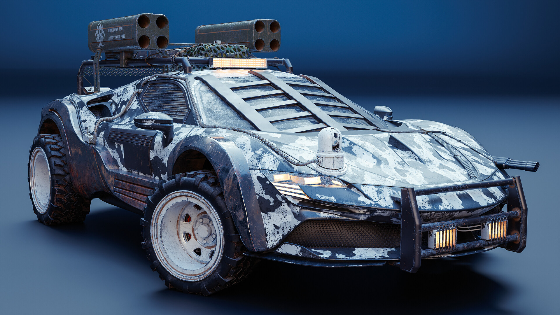 ArtStation - Ferrari SF90 Apocalypse Now