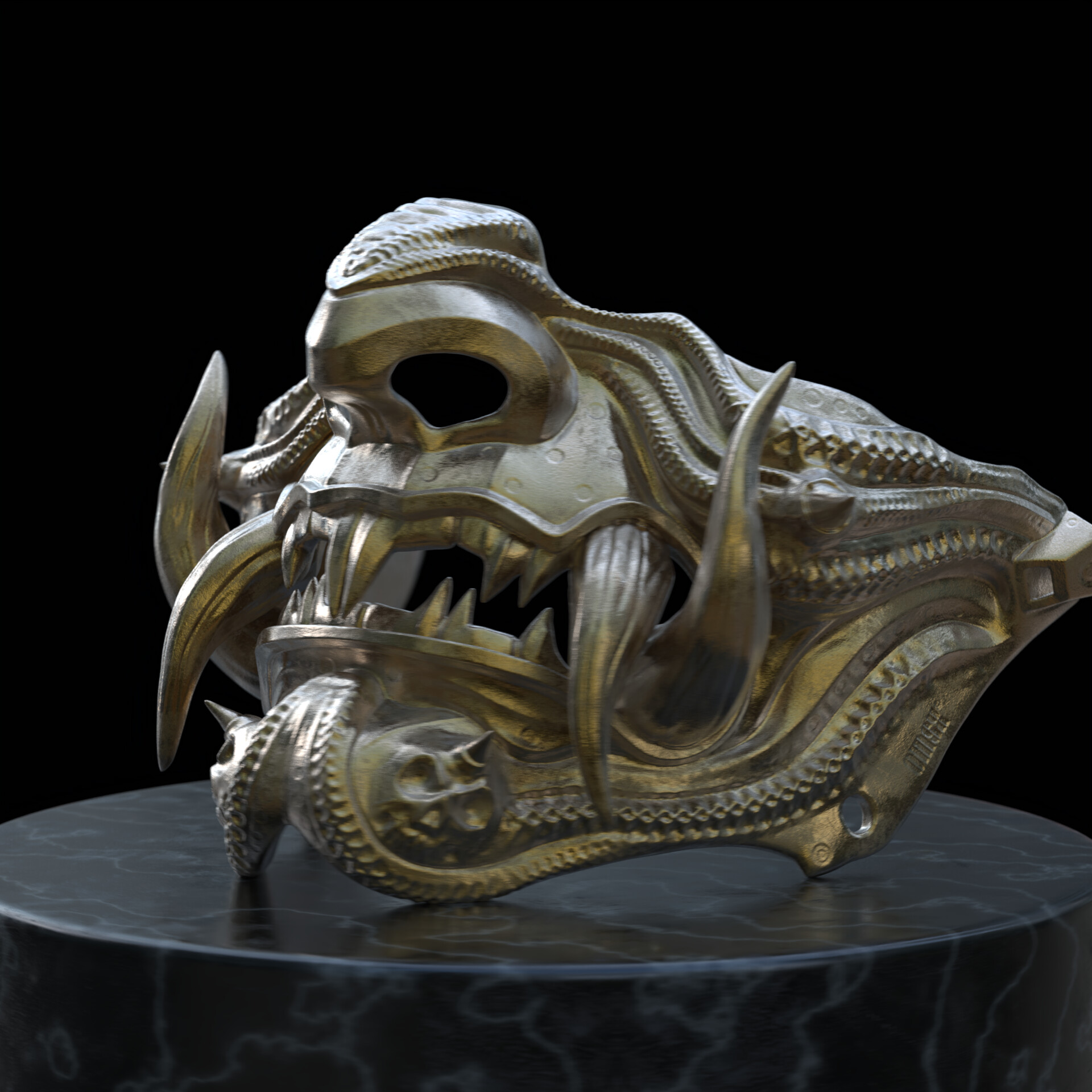 ArtStation - Samurai Mask III