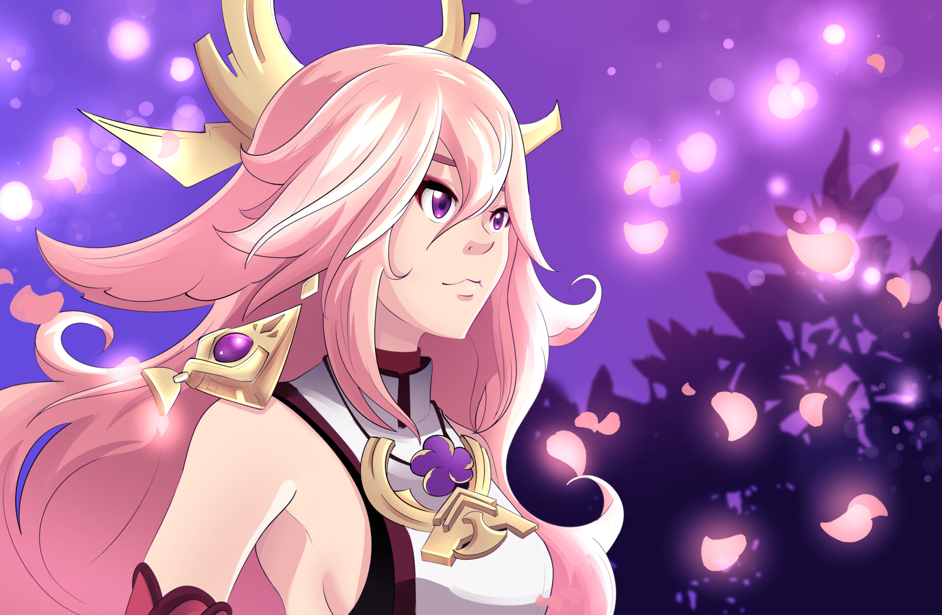 ArtStation - Yae Miko Fan art