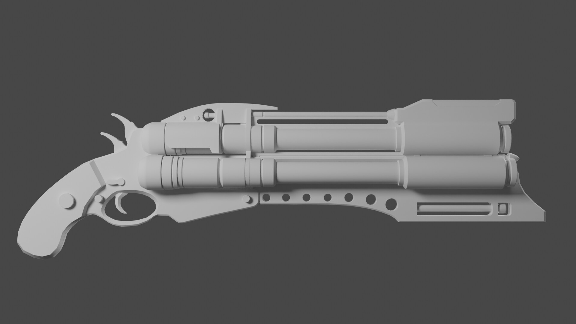 ArtStation - Triple Barrel Shotgun