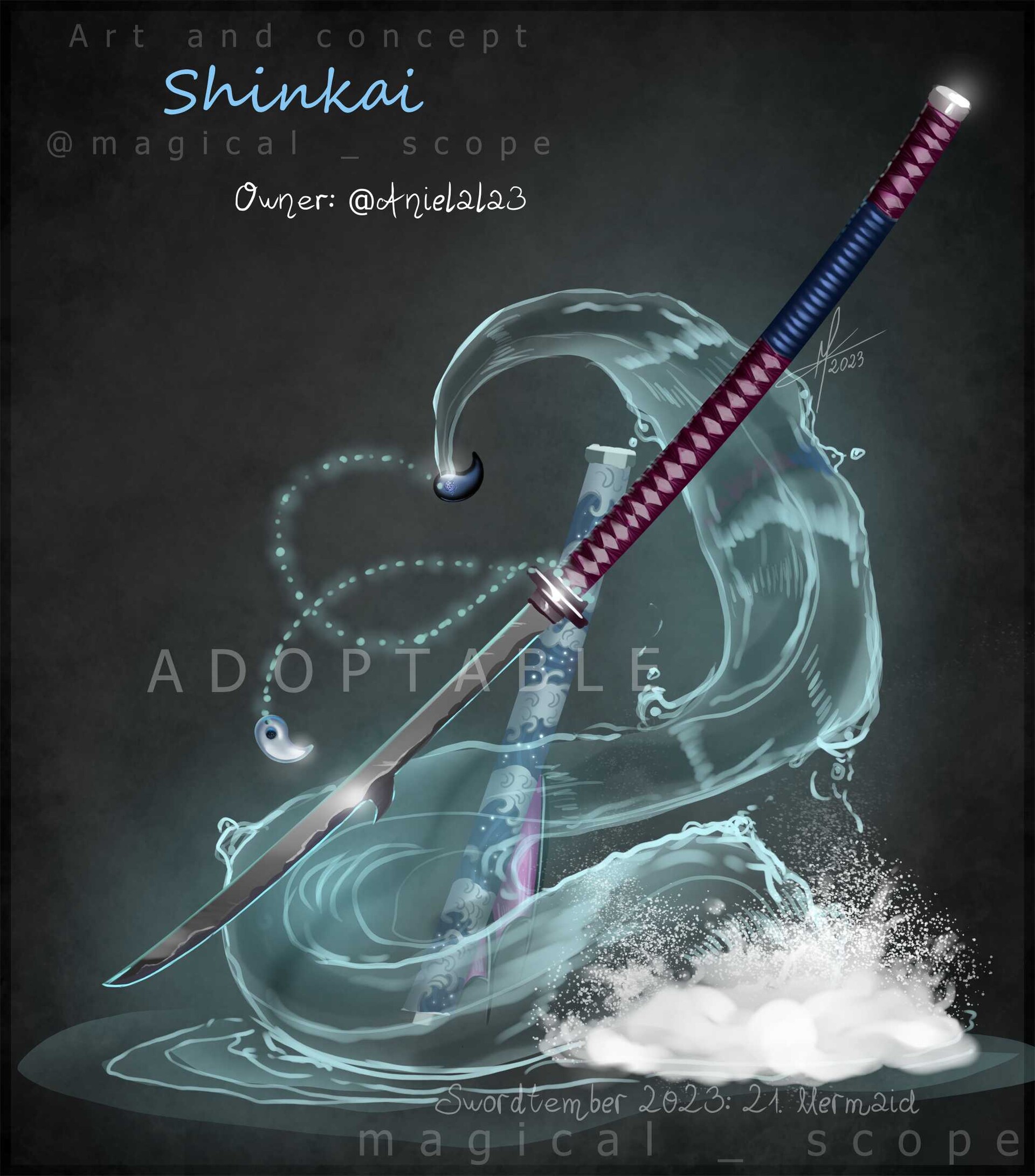 Magical Kaleidoscope - Swordtember 2023 21: Mermaid