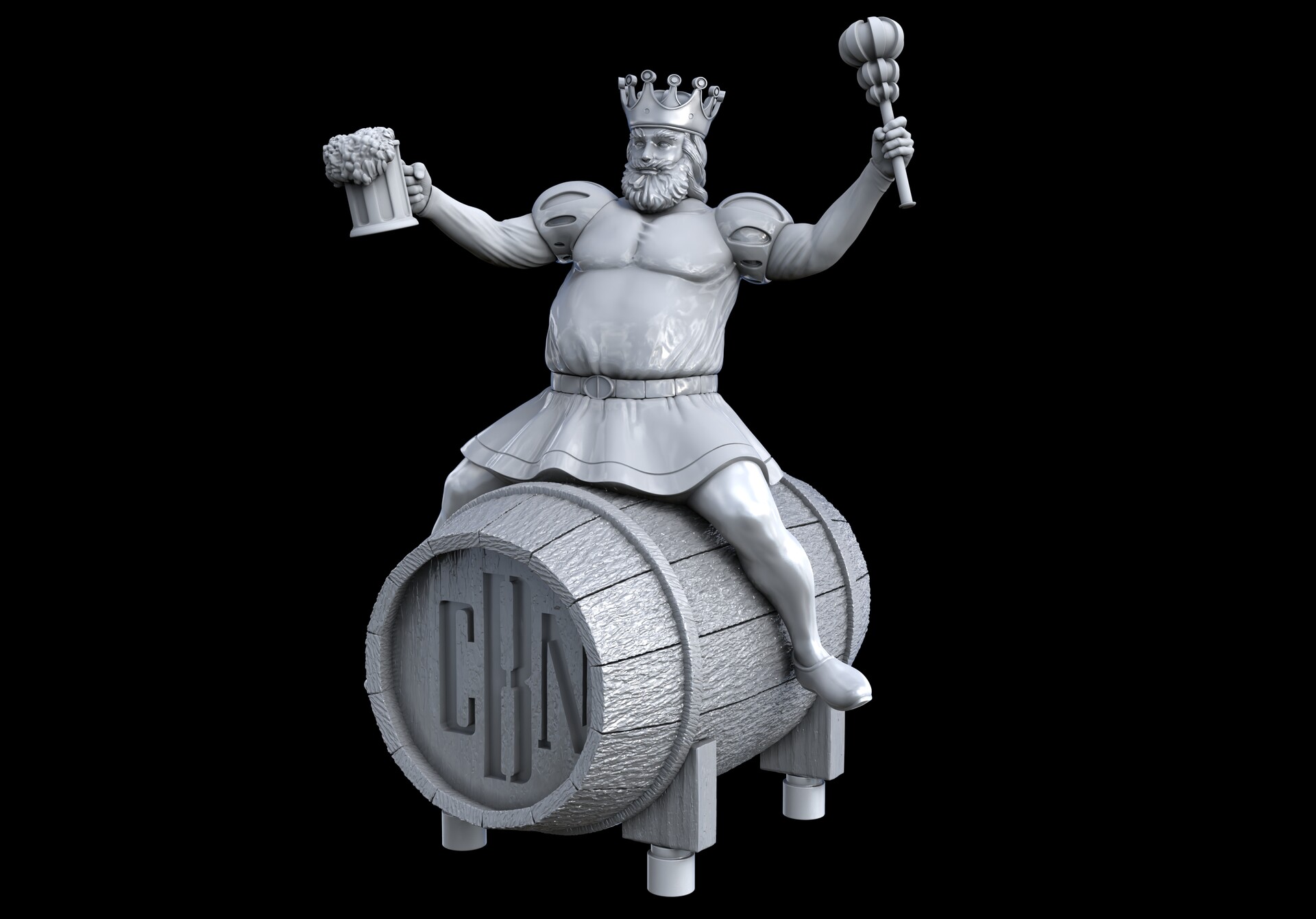 ArtStation - CBN (LOGO 3D) CERVECERIA BOLIVIANA NACIONAL