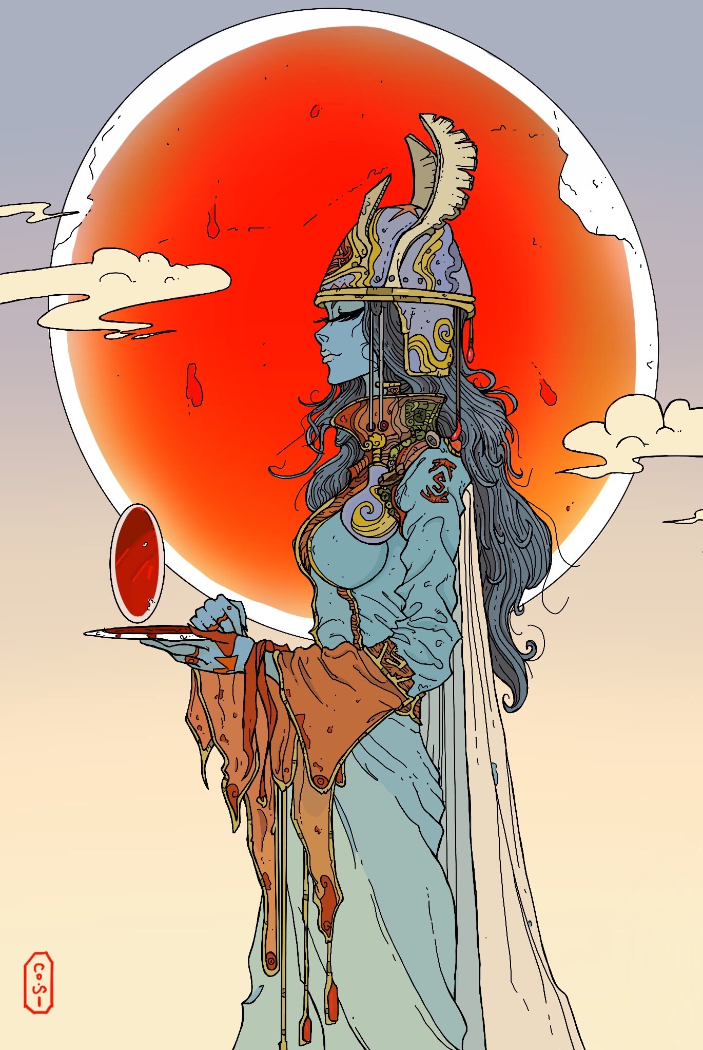 how to draw crystal queen