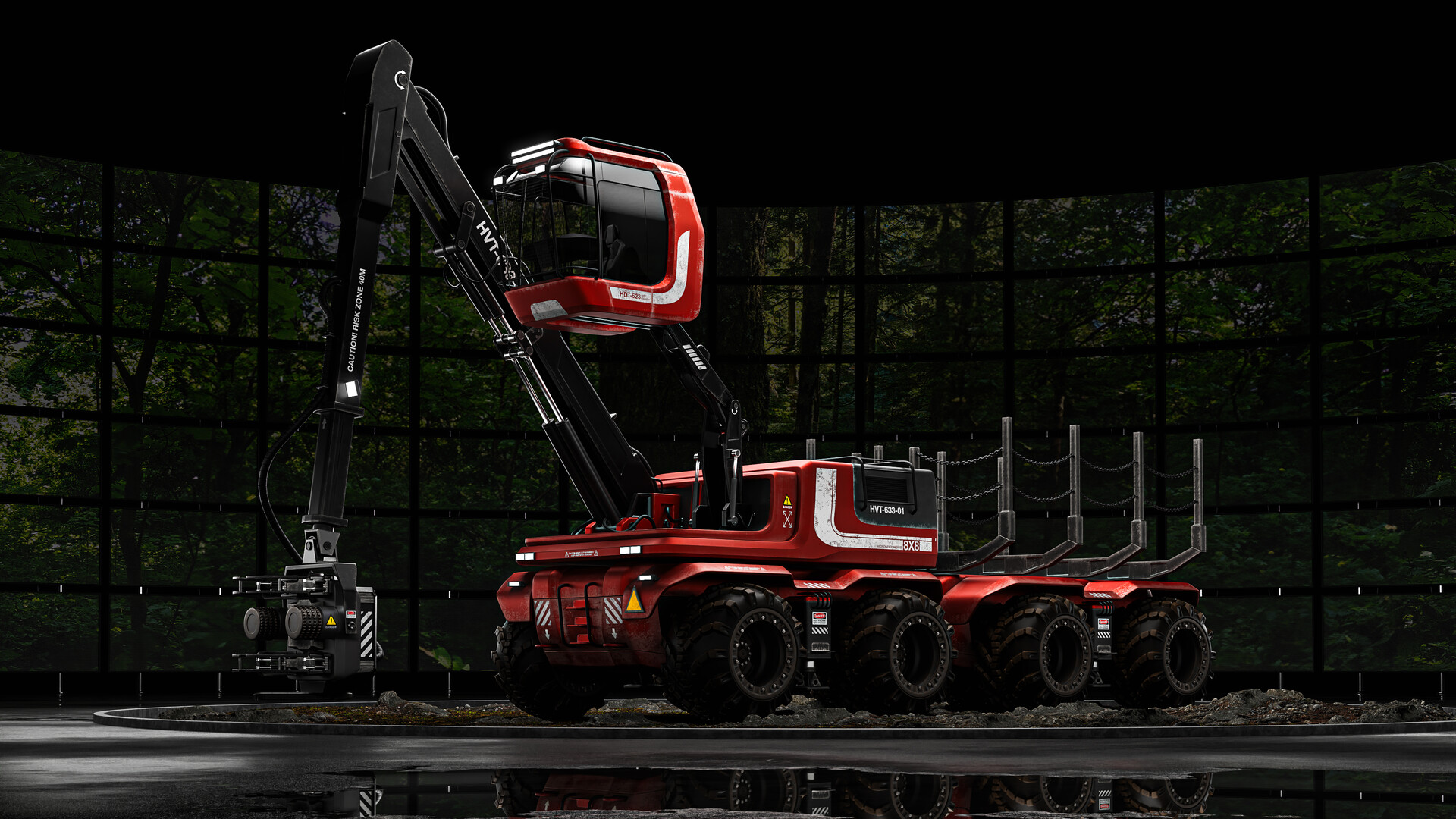 ArtStation - Heavy Duty Forestry Harvester