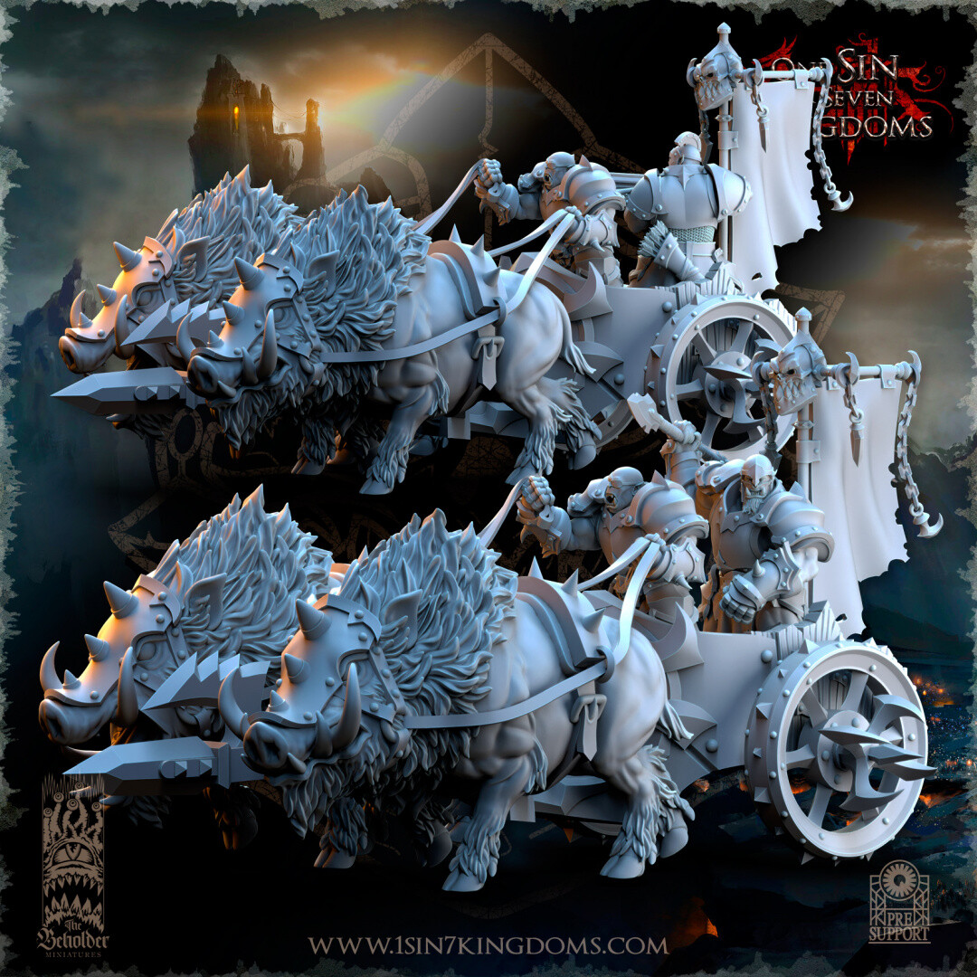 ArtStation - Nestah Orcs Beast Chariots