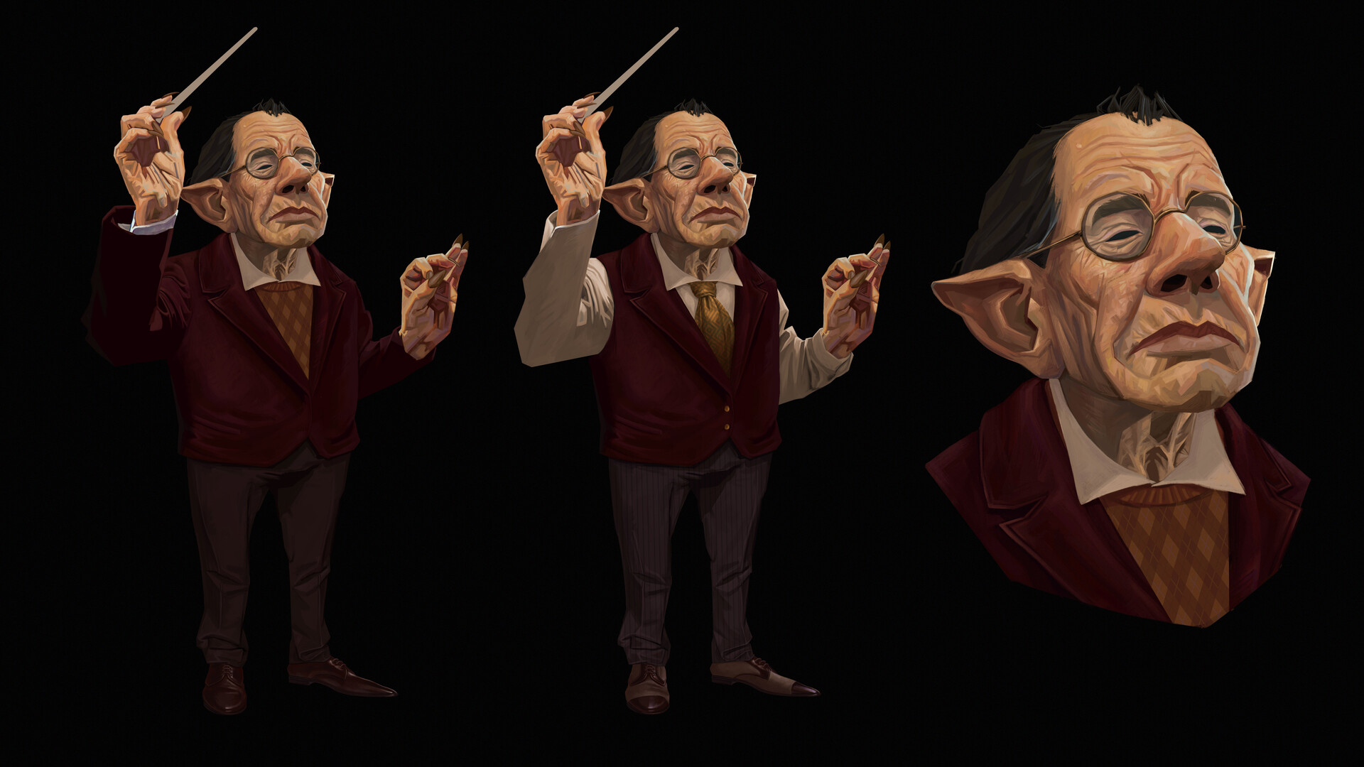 ArtStation - Hogwarts' goblin teacher - Project inspired by Wizarding World