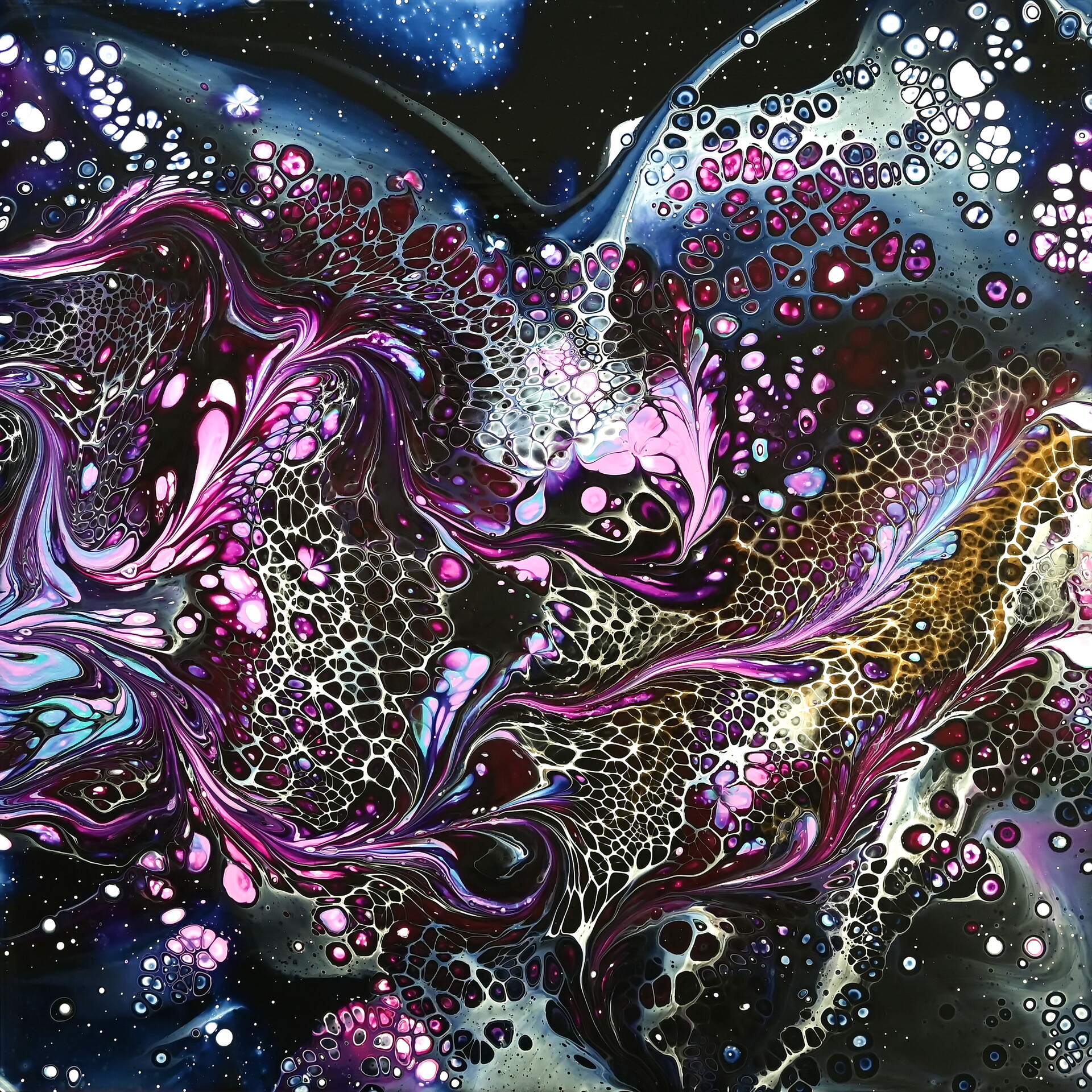Fiona Art - Fluid Art Magic 🌟: Unveiling Mesmerizing Lacing & Cells ...