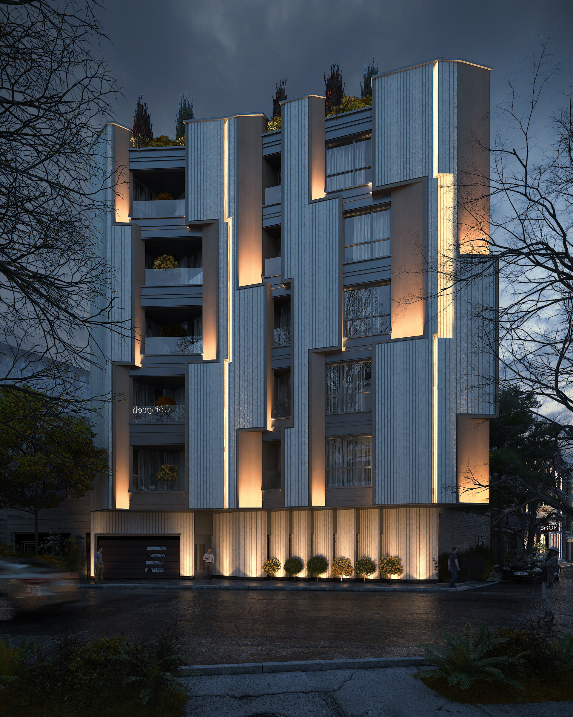 ArtStation - "The Chaichi sq Building"