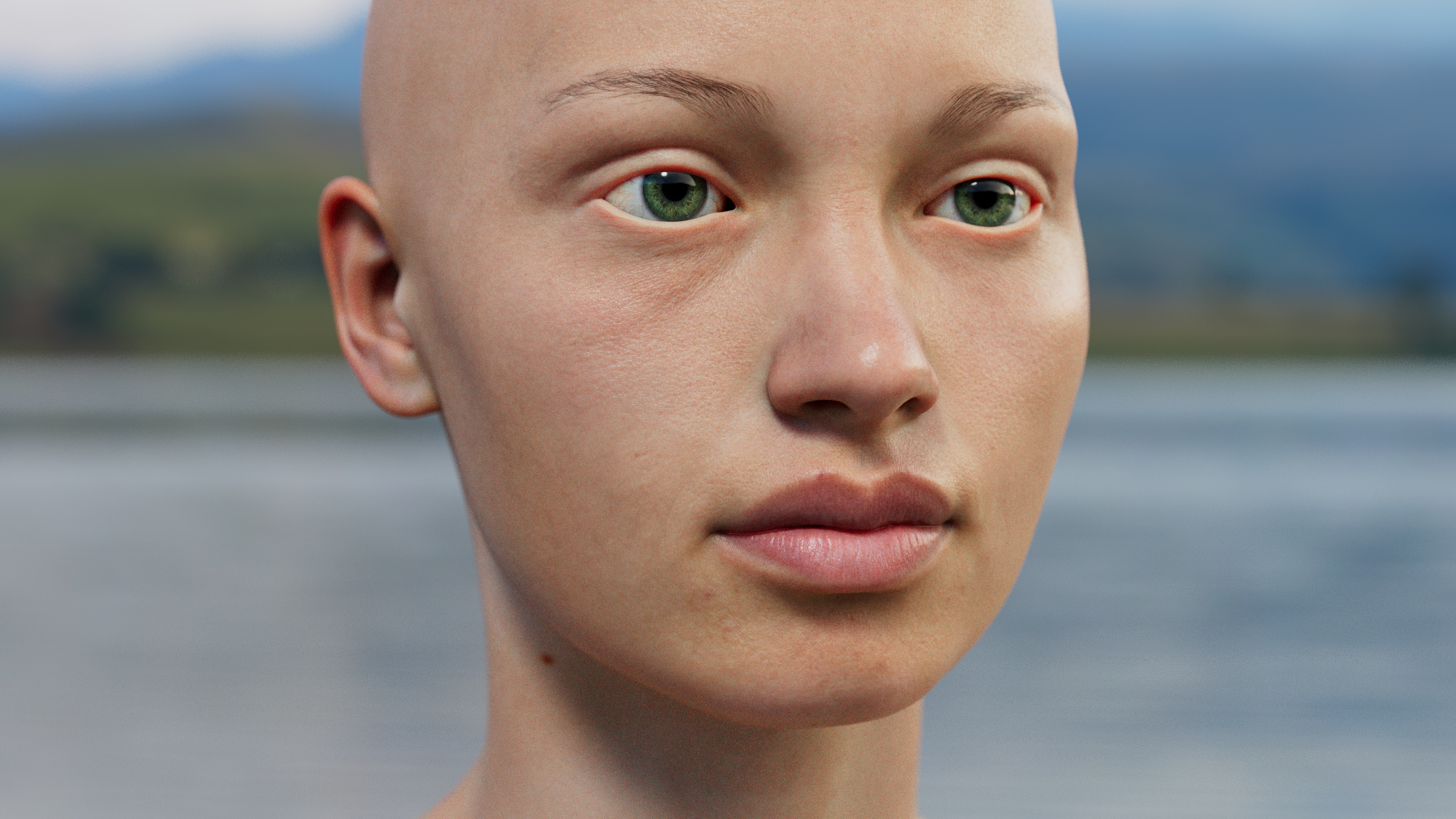 tom.newbury.cg - Female Portrait Render Dump