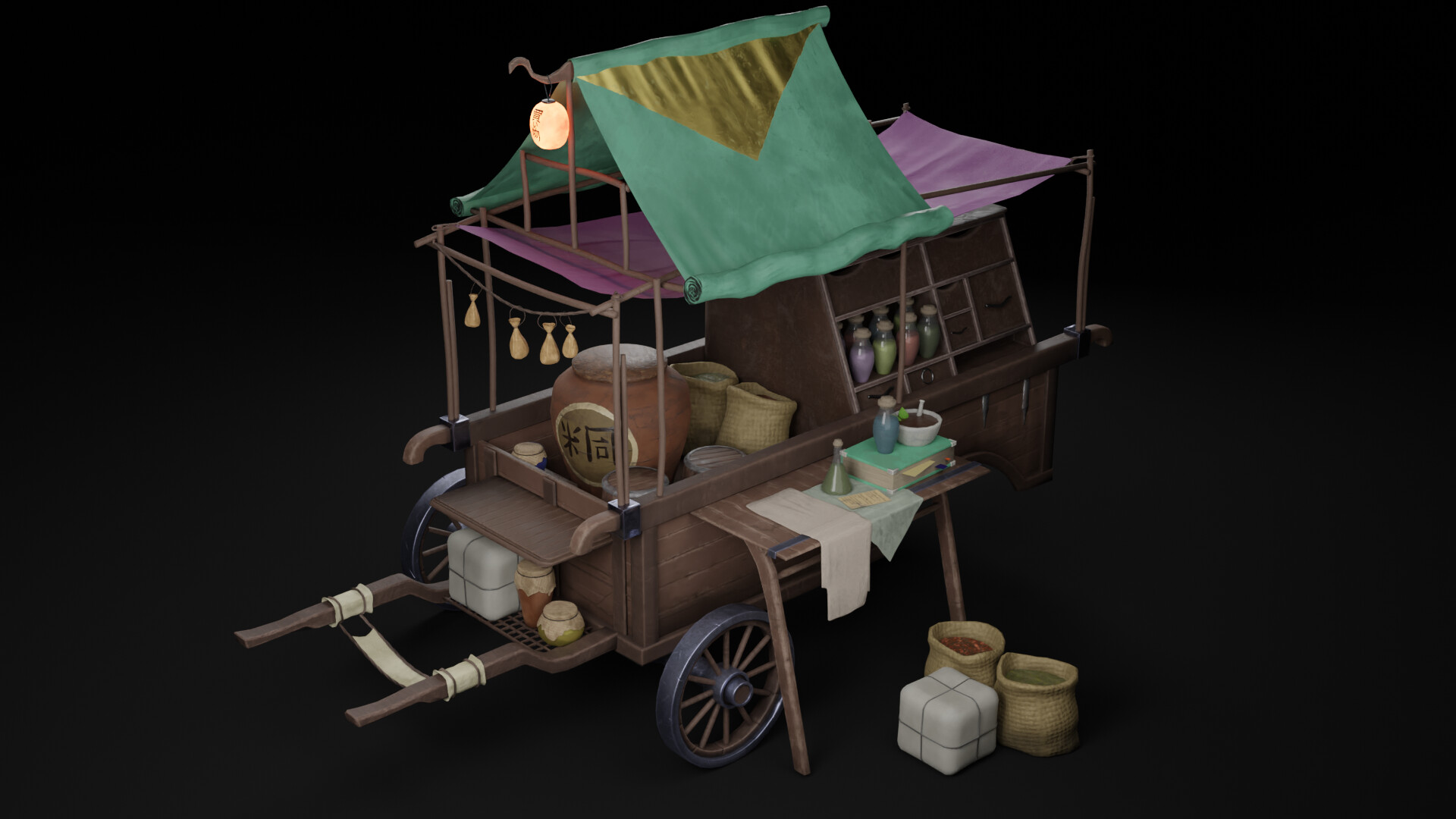 ArtStation - Trading Wagon