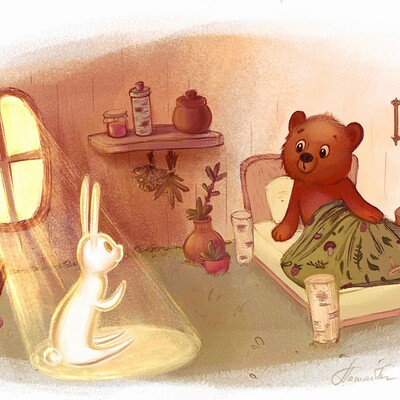 Maria Potapova - Angry cat