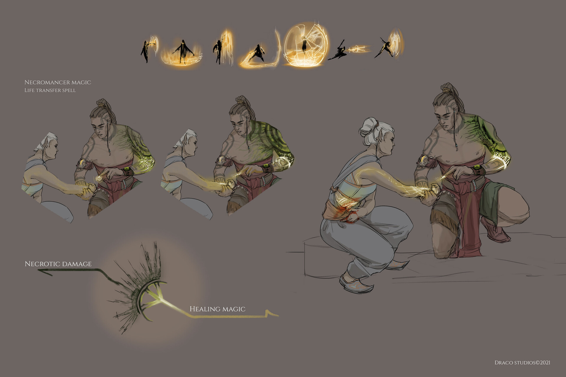 magic spell concept art