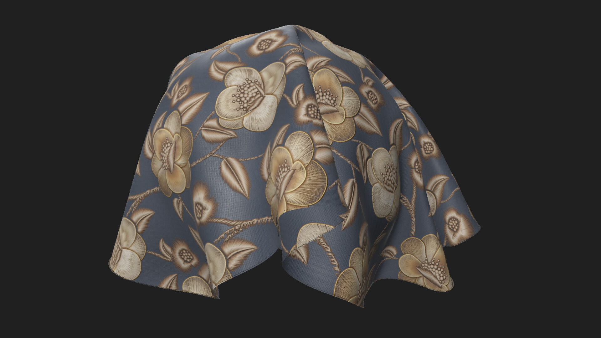 ArtStation - embroidered fabric_Substance Designer