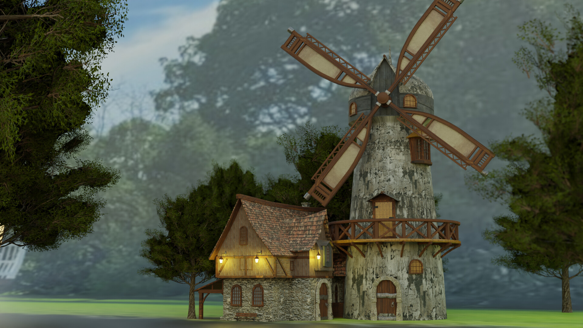 ArtStation - New Game Scene Modeling