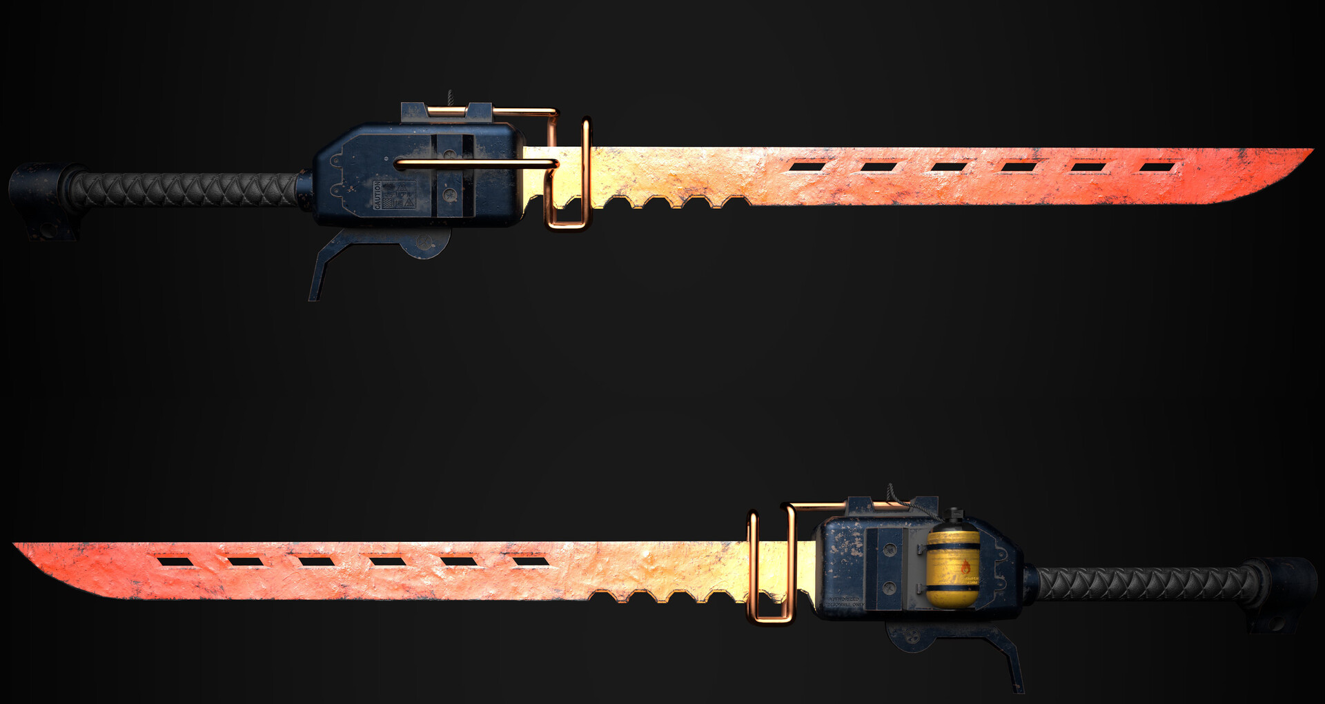 ArtStation - SCI-FI HEATED SWORD