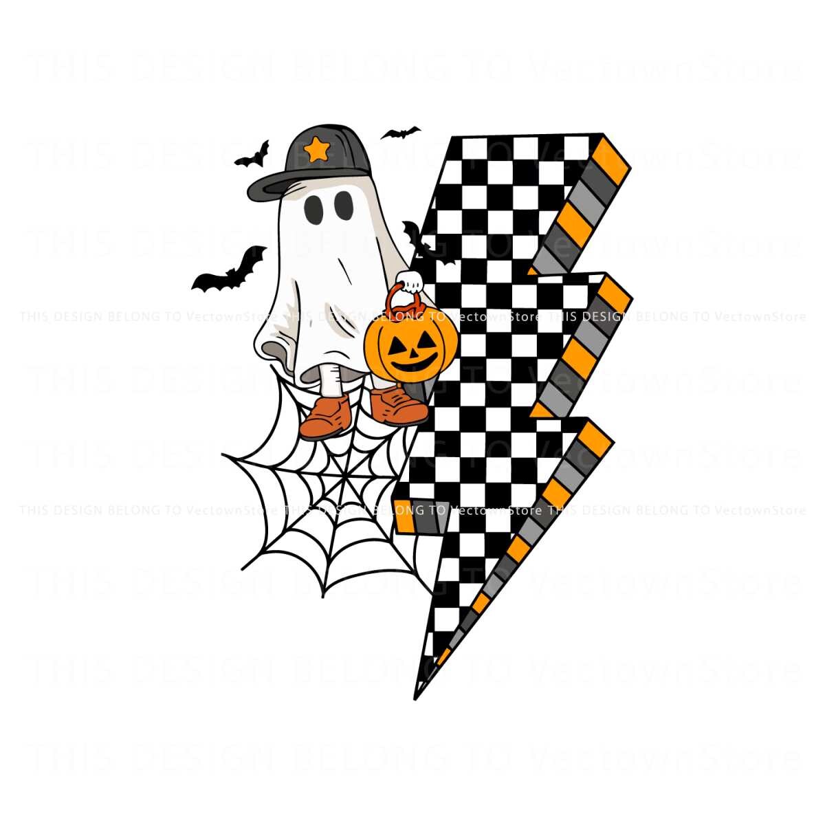 ArtStation - Retro Cute Boy Ghost Halloween Pumpkin SVG Download